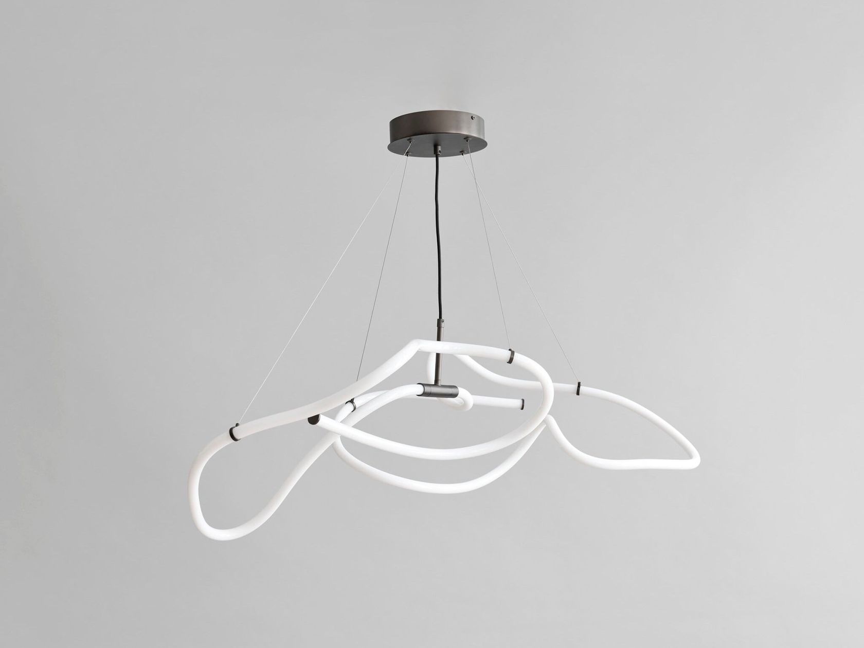 GHOST CHANDELIER MINI NEON Metal chandelier By 101 Copenhagen