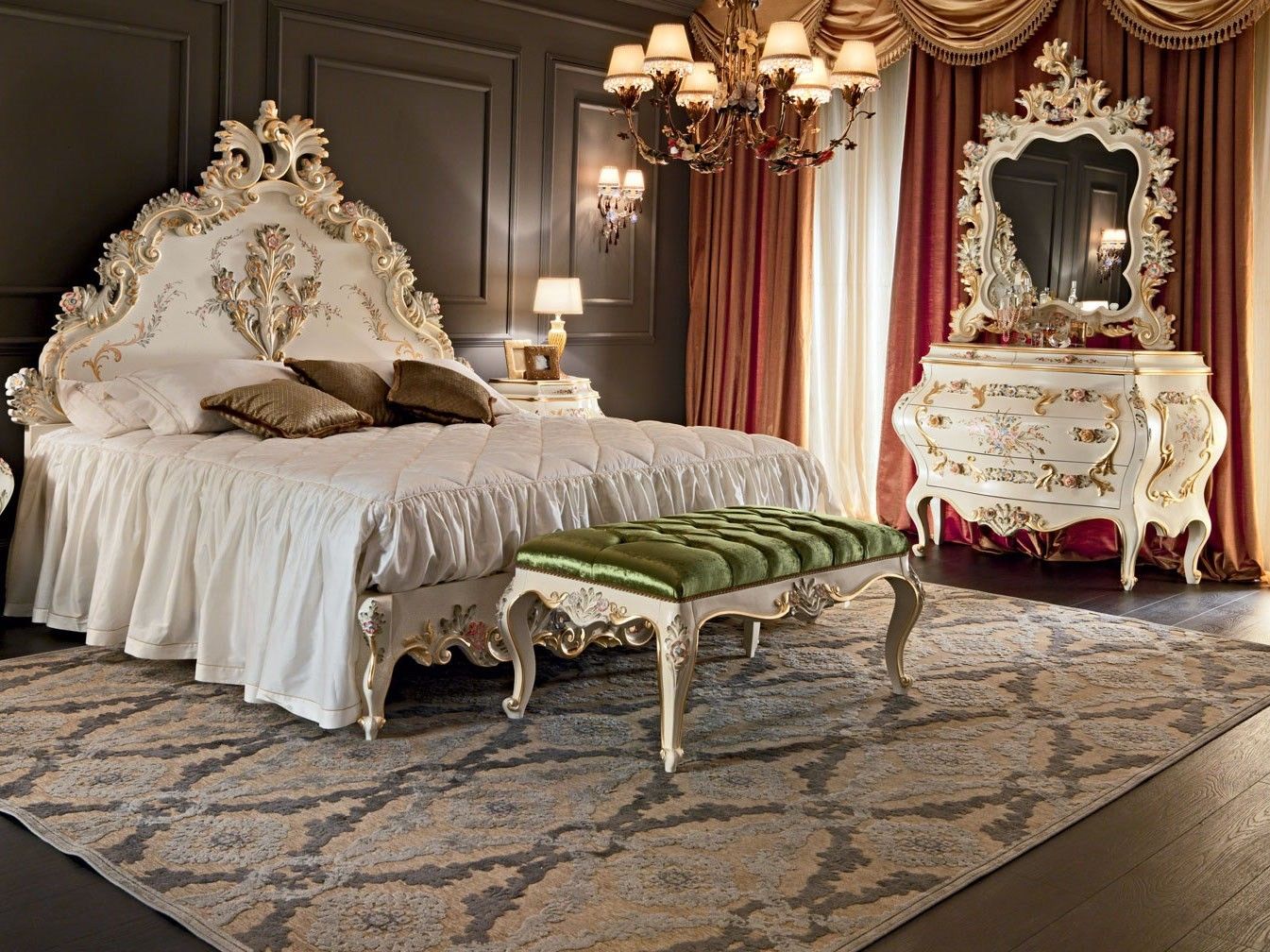 11208 | Double bed By Modenese Gastone
