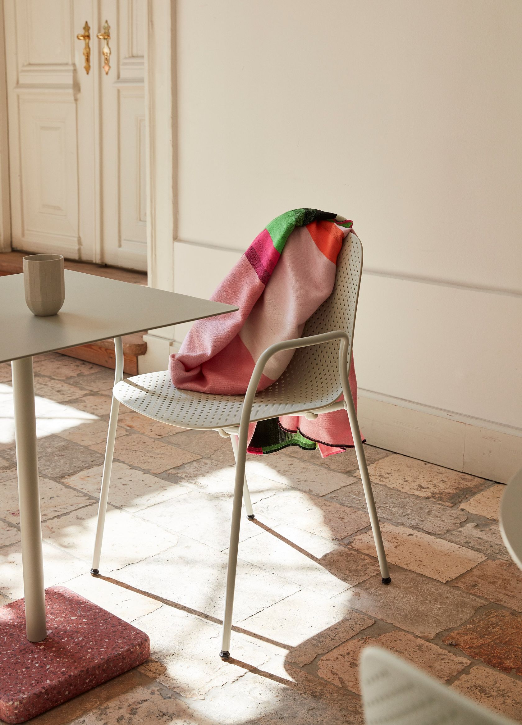 13EIGHTY Stackable polypropylene chair with armrests By Hay | design ...