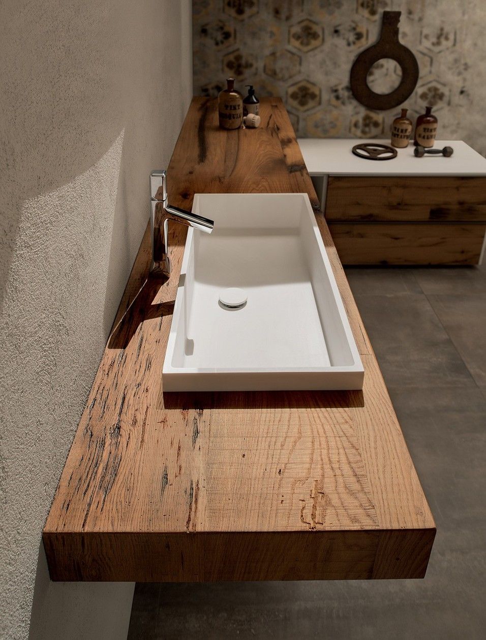 Arredo bagno completo in ceramica 20 QUERCIA By RAB Arredobagno