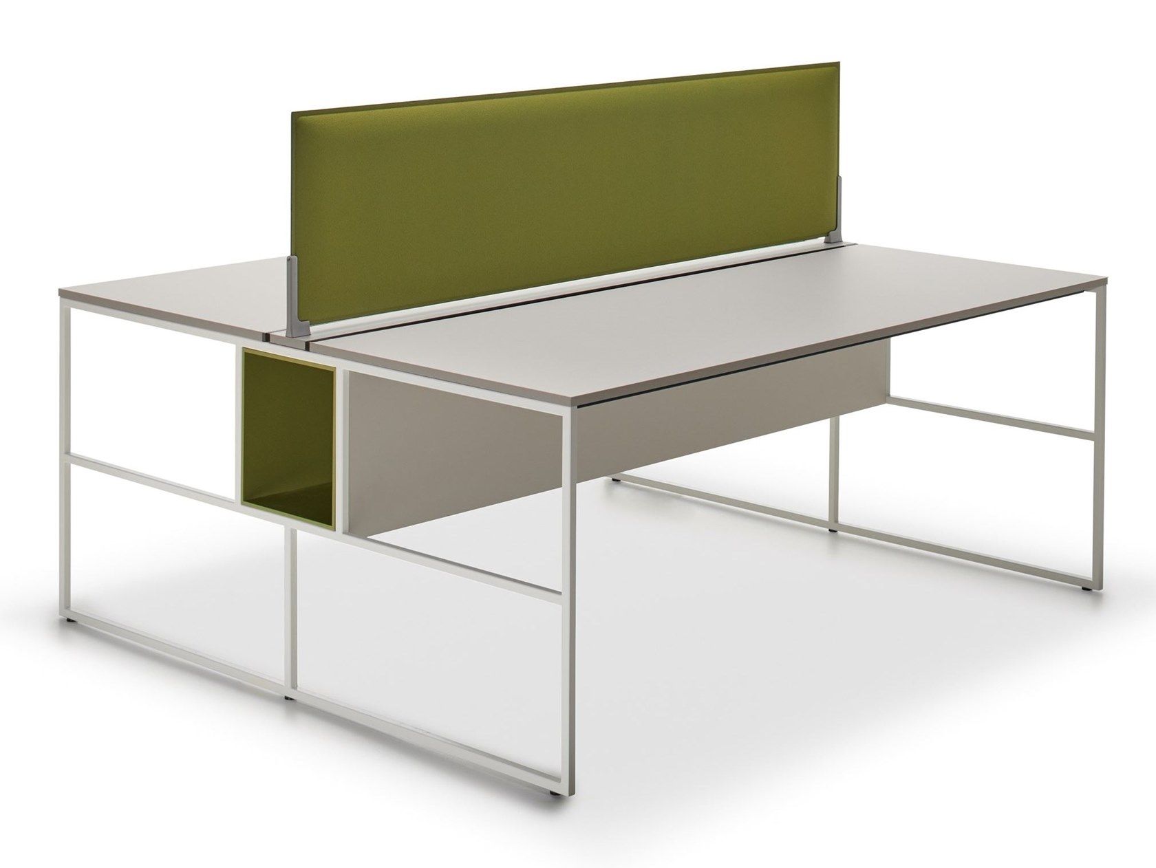 20.VENTI Rectangular Fenix-NTM® office desk By MDF Italia | design 967Arch