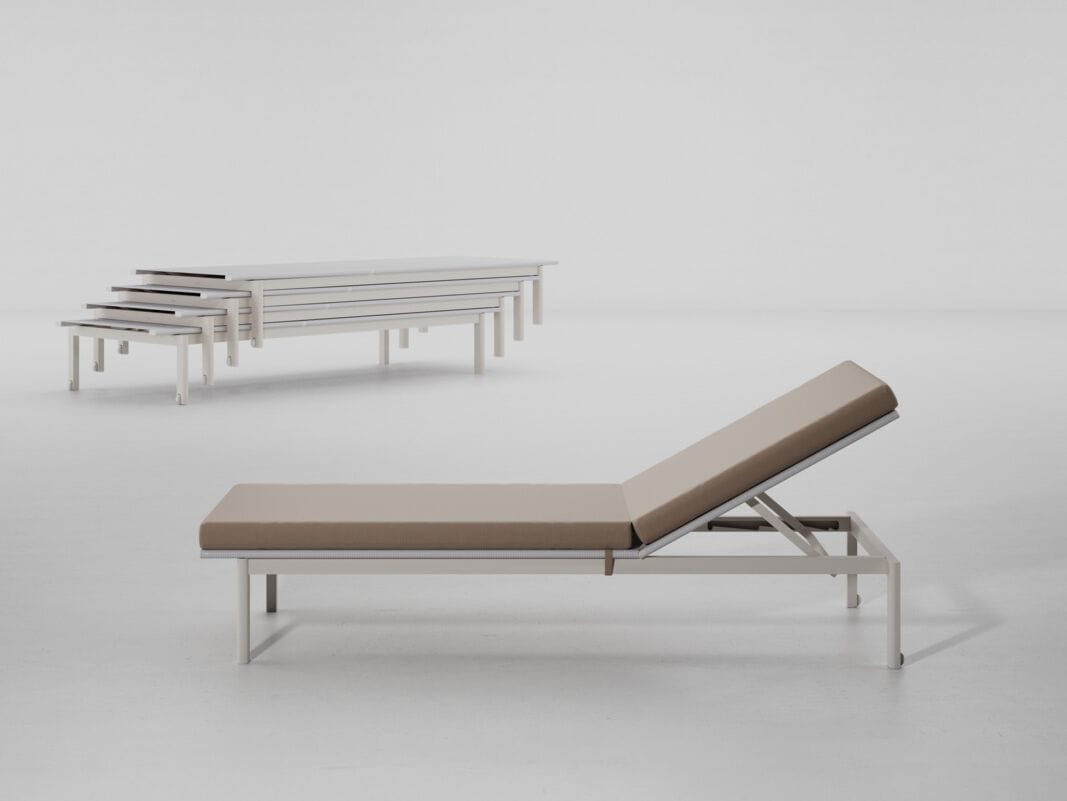 PAD Sun lounger By Kettal