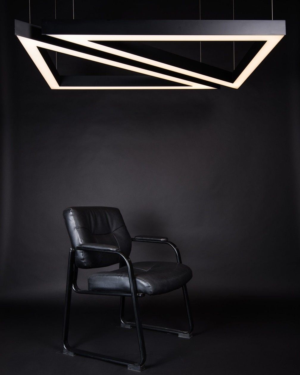 LED pendant lamp with dimmer 3-4-5 By Karice design Maurice Laurent Dery