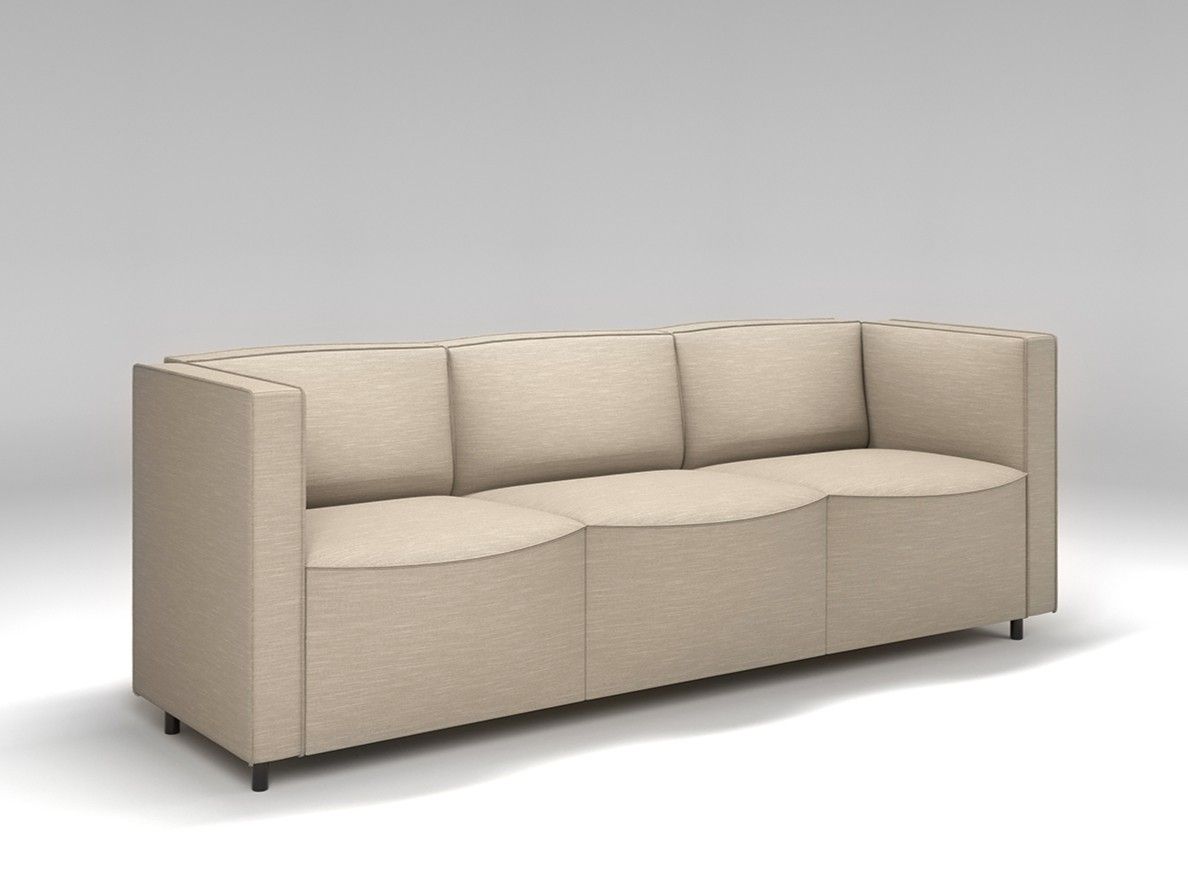 PAULINE 3 seater fabric sofa By Offecct | design Pauline Deltour