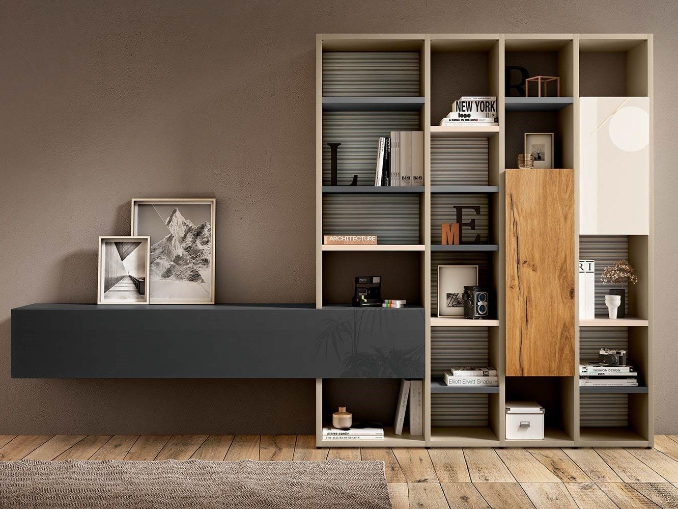 30MM | Bookcase 30mm Collection By Lago design Daniele Lago