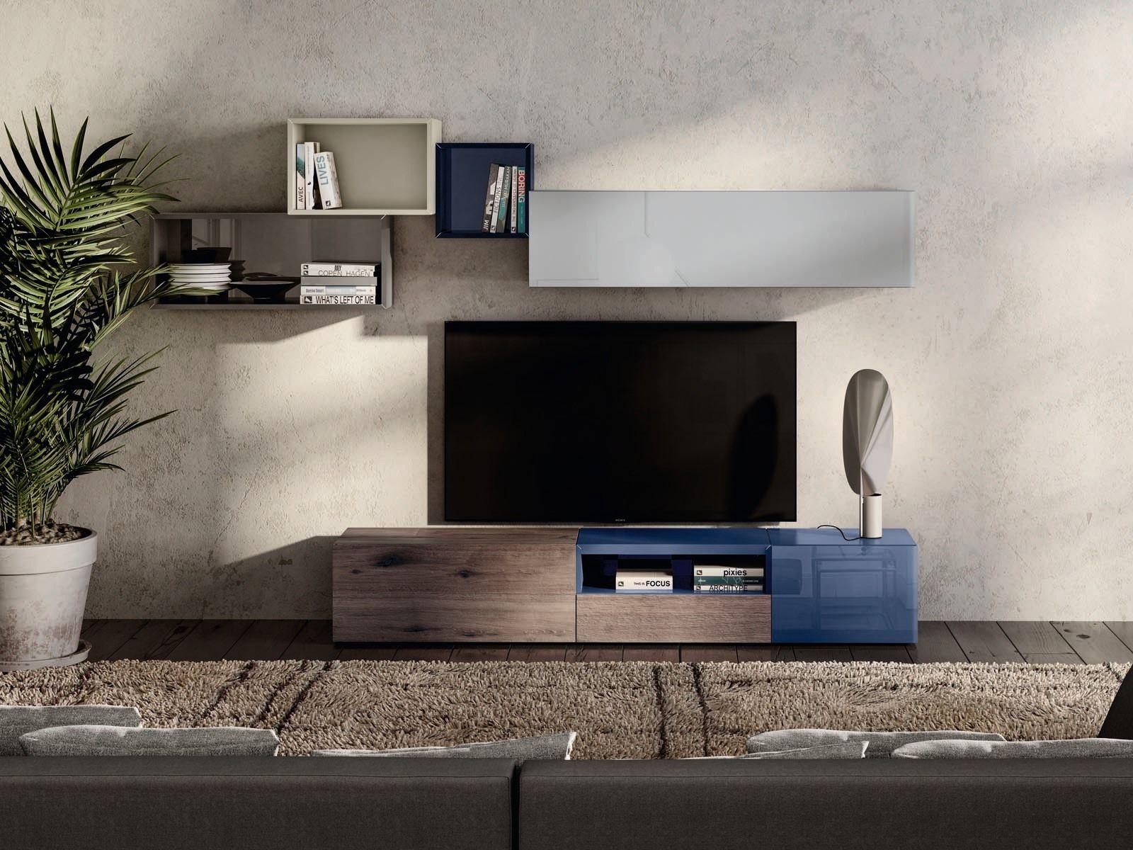 36E8 - 0706 | TV cabinet TV cabinet By Lago | design Daniele Lago