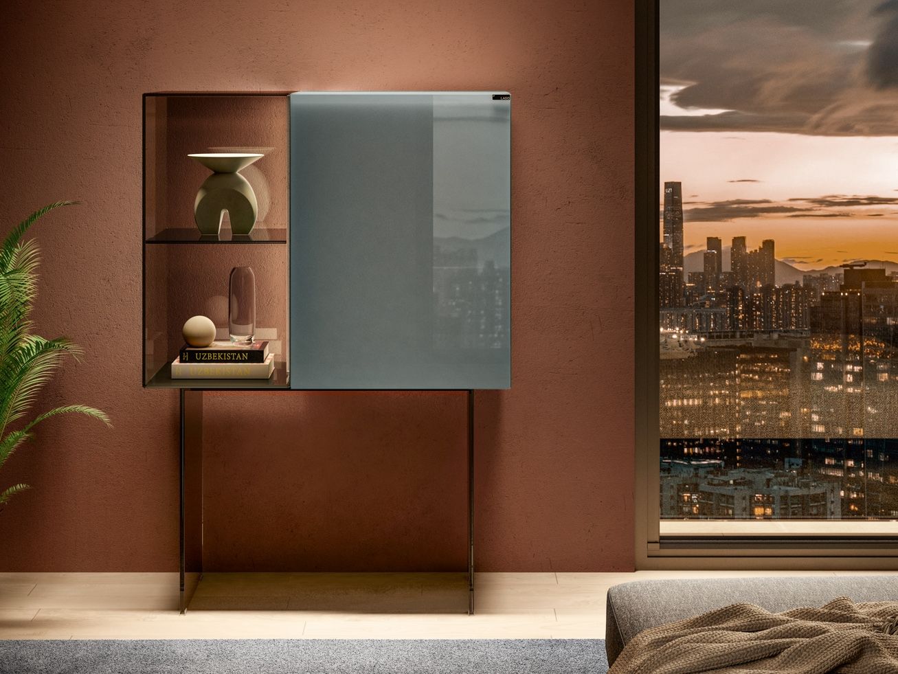 36E8 GLASS 1325 | Sideboard Glass sideboard By Lago | design Daniele Lago