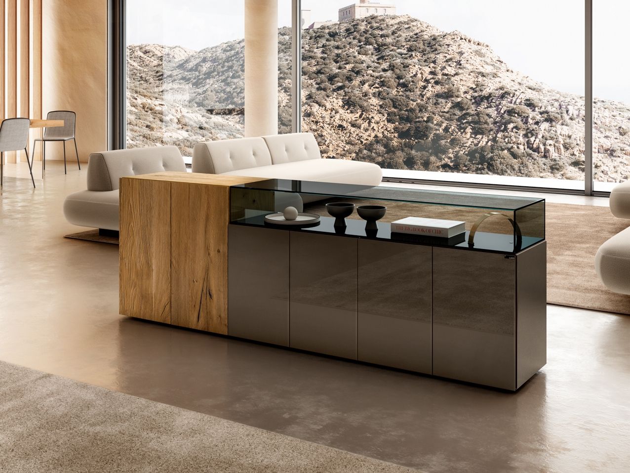 36E8 GLASS 1325 | Sideboard Glass sideboard By Lago | design Daniele Lago