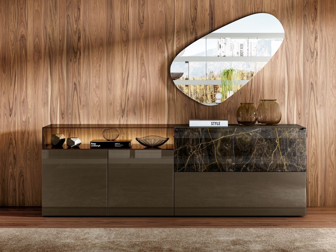 36E8 GLASS 1325 | Sideboard Glass sideboard By Lago | design Daniele Lago