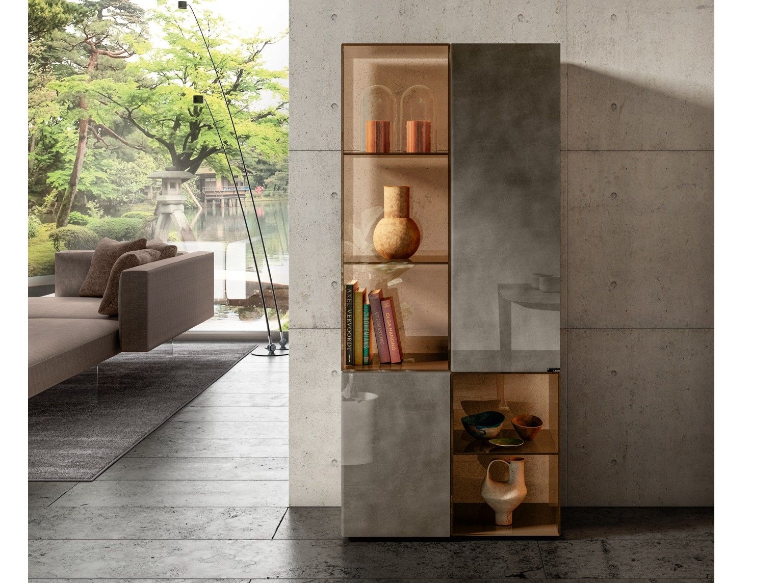 36E8 GLASS 1325 | Sideboard Glass sideboard By Lago | design Daniele Lago