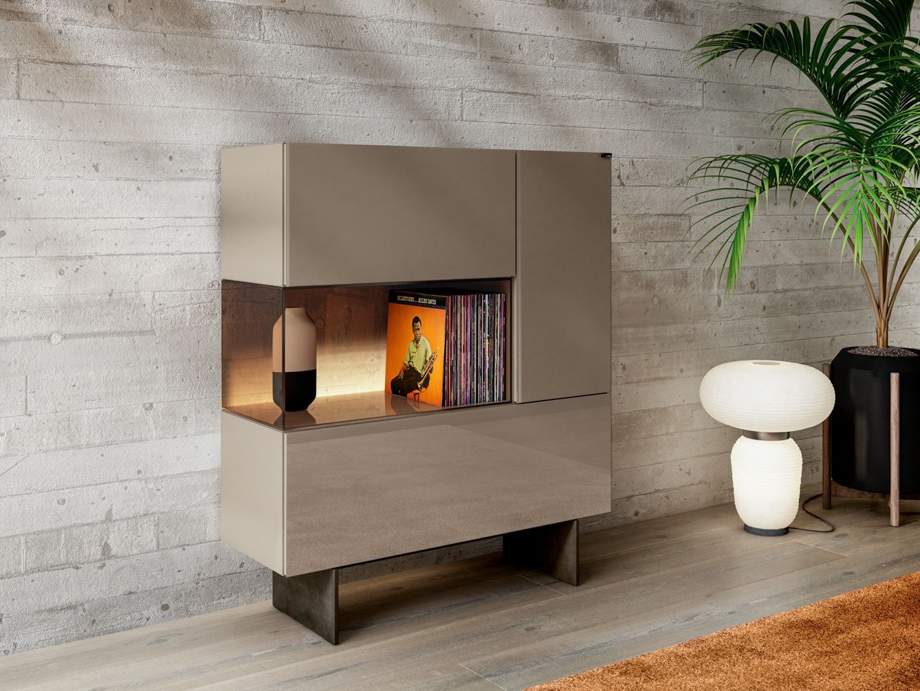 36E8 GLASS 1325 | Sideboard Glass sideboard By Lago | design Daniele Lago