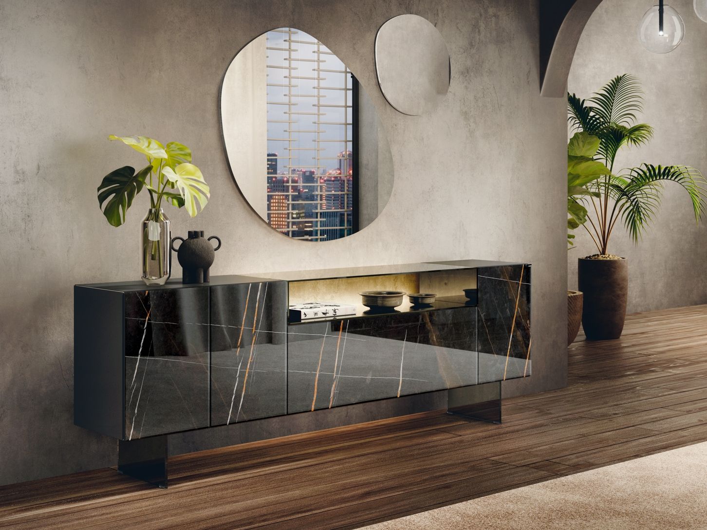 36E8 GLASS 1328 | Sideboard 36e8 Collection By Lago design Daniele Lago