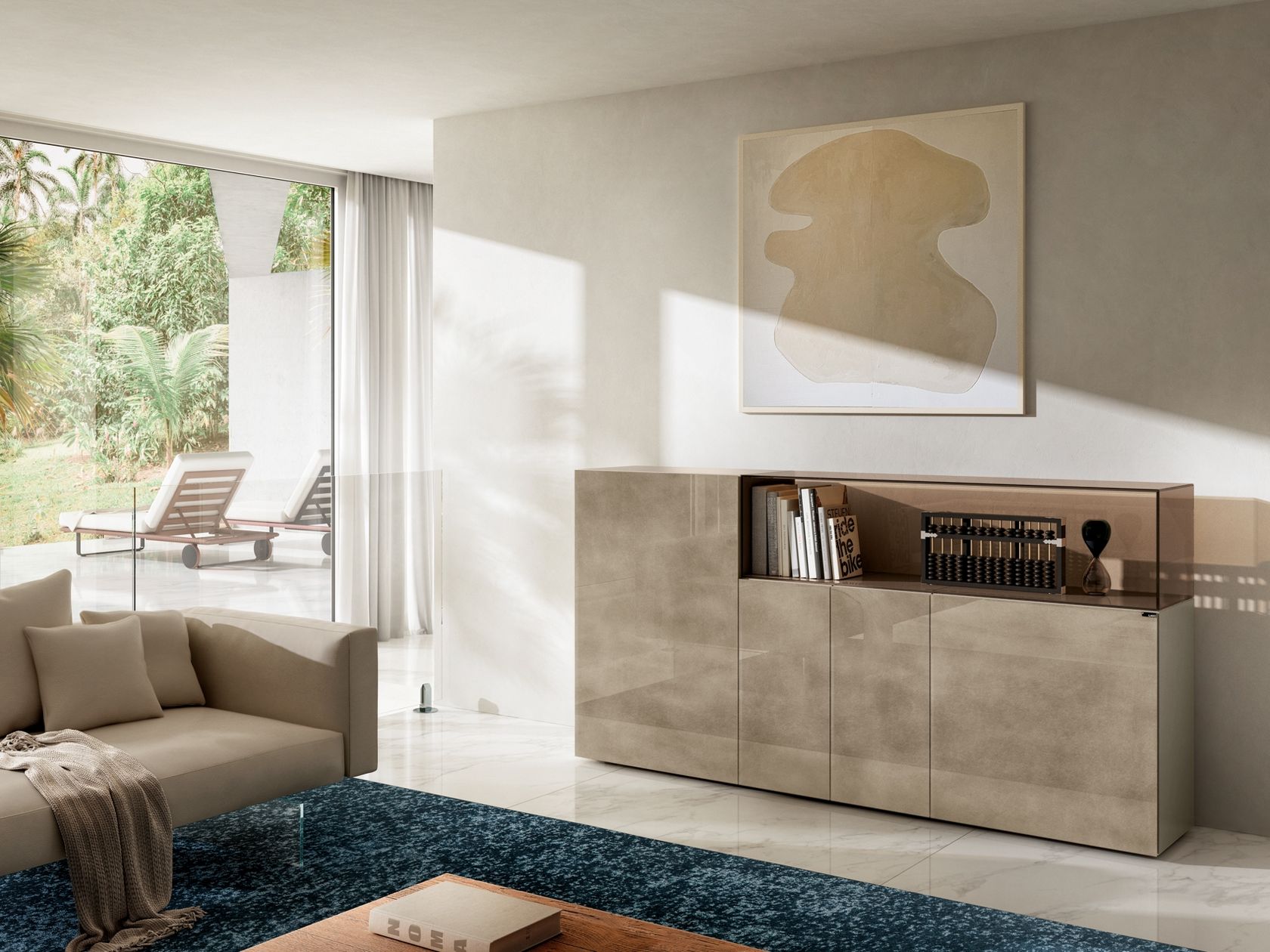 36E8 GLASS 1351 | 橱柜 橱柜 By Lago | design Daniele Lago