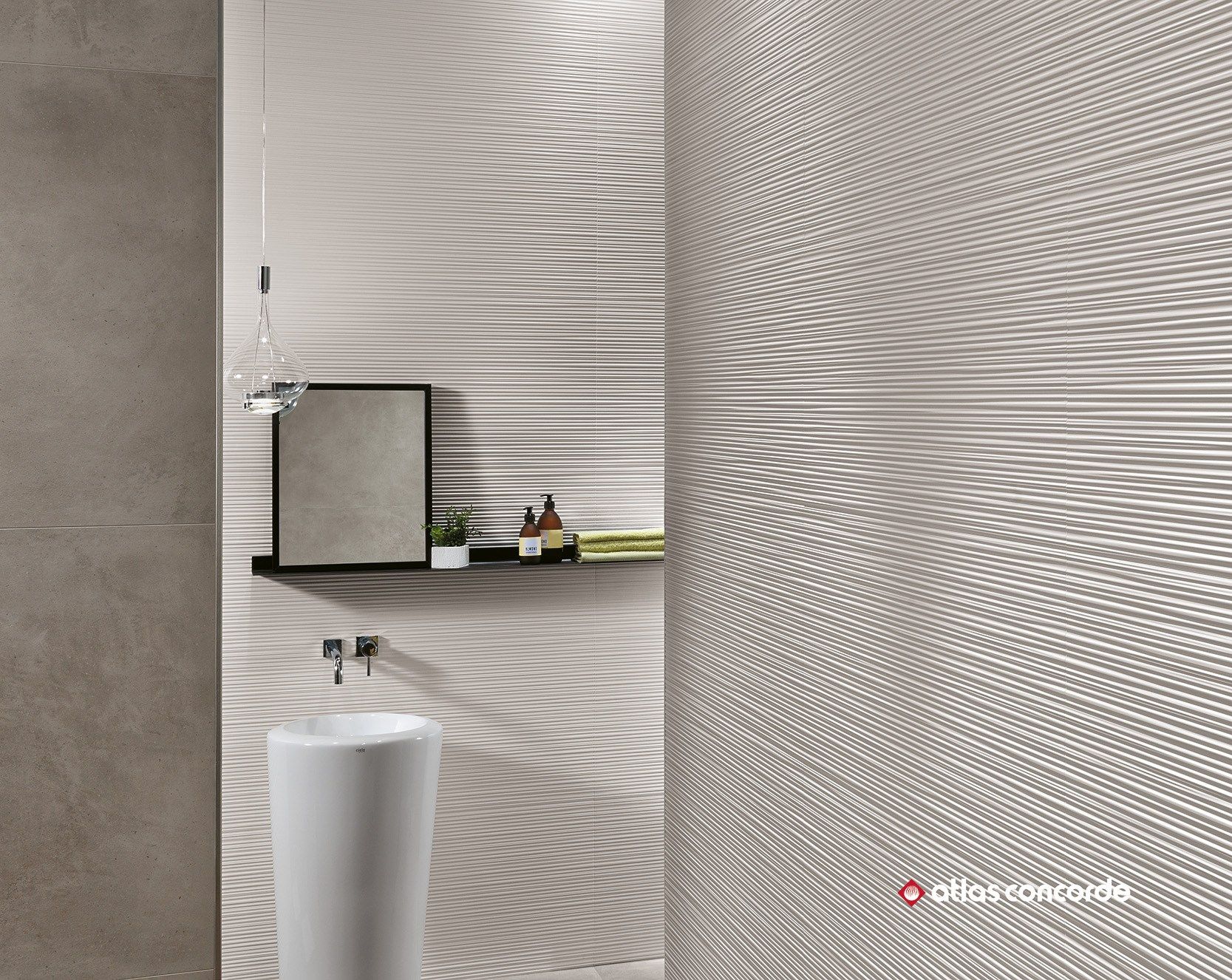 White-paste 3D Wall Cladding 3D WALL DESIGN LINE By Atlas Concorde