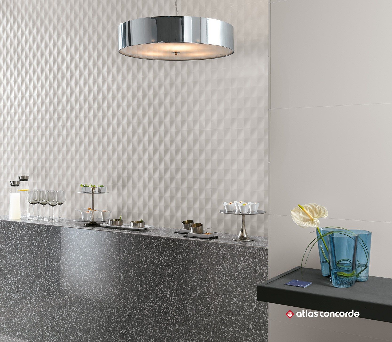 White-paste 3D Wall Cladding 3D WALL DESIGN MESH 3D Wall Design ...