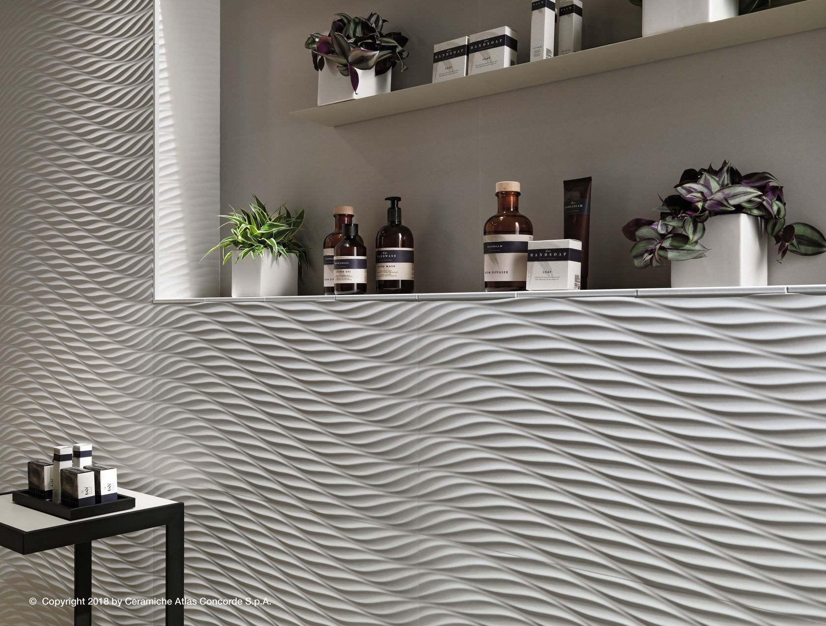 White-paste 3D Wall Cladding 3D WALL DESIGN TWIST 3D Wall Design ...