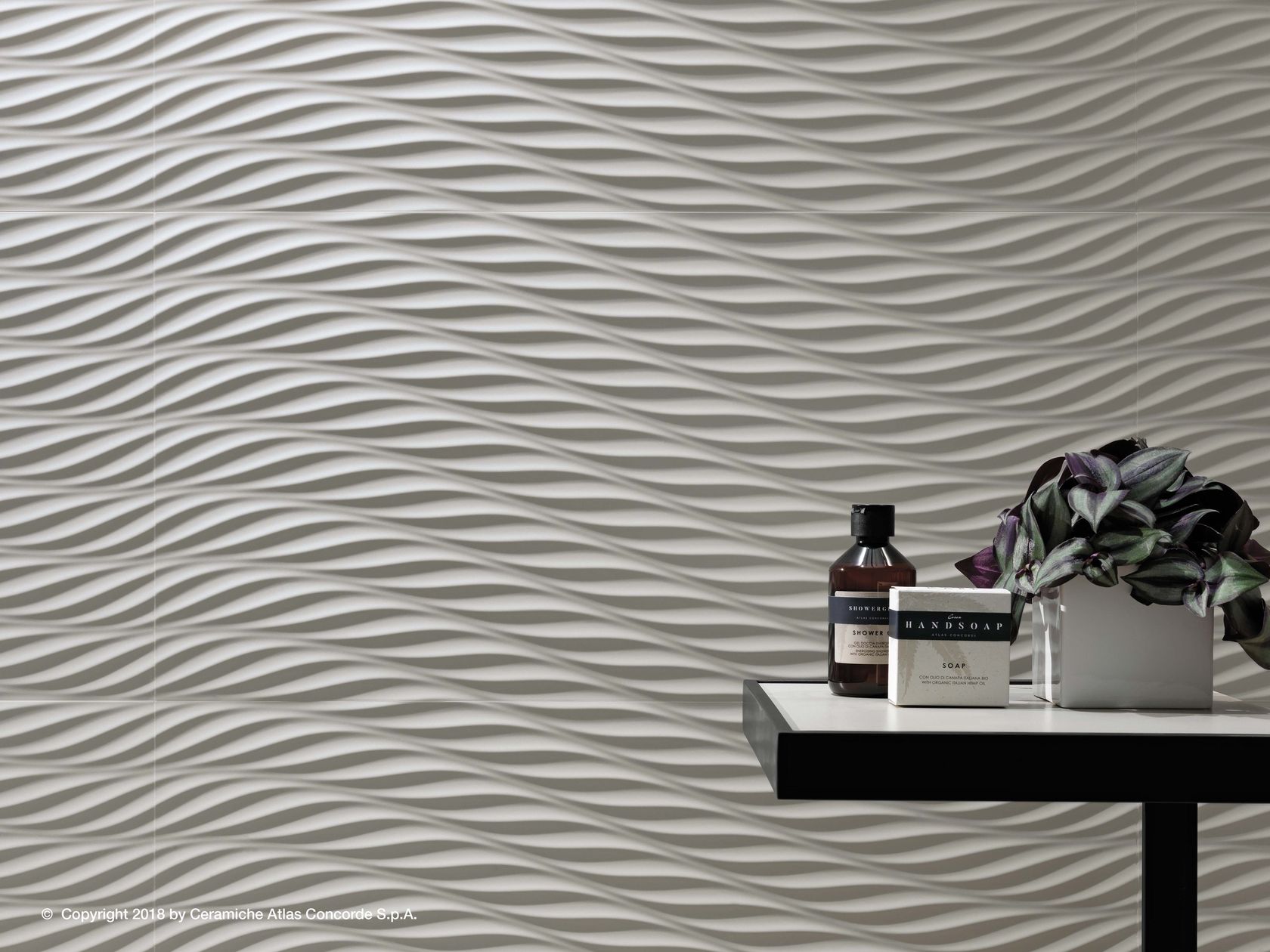 White-paste 3D Wall Cladding 3D WALL DESIGN TWIST 3D Wall Design ...