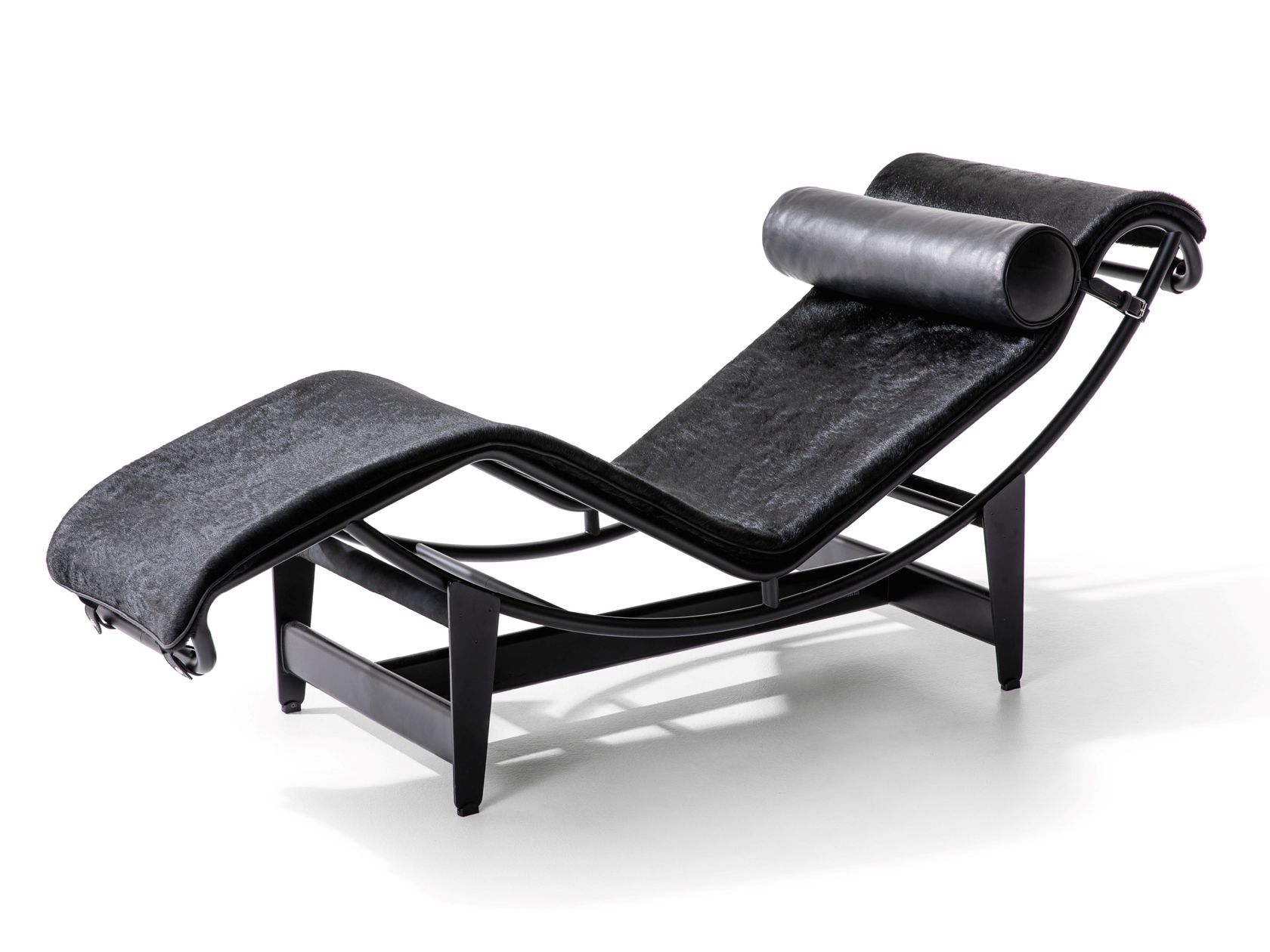 4 CHAISE LONGUE À RÉGLAGE CONTINU, NOIRE, DURABLE Chaiselongue By ...