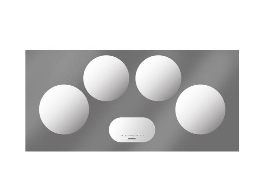Induction flush-mount glass ceramic hob 4 ZONE MODULAR IND.WHT Modular ...