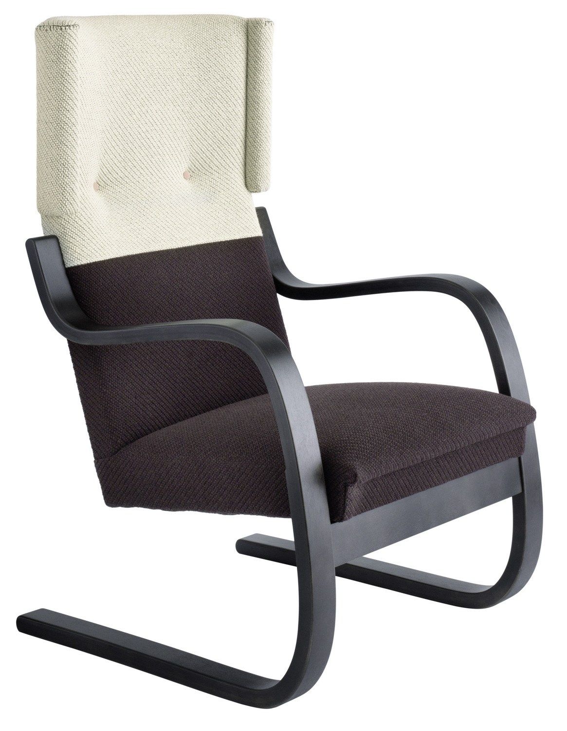 401 | Armchair Cantilever high-back wooden armchair By Artek | design ...