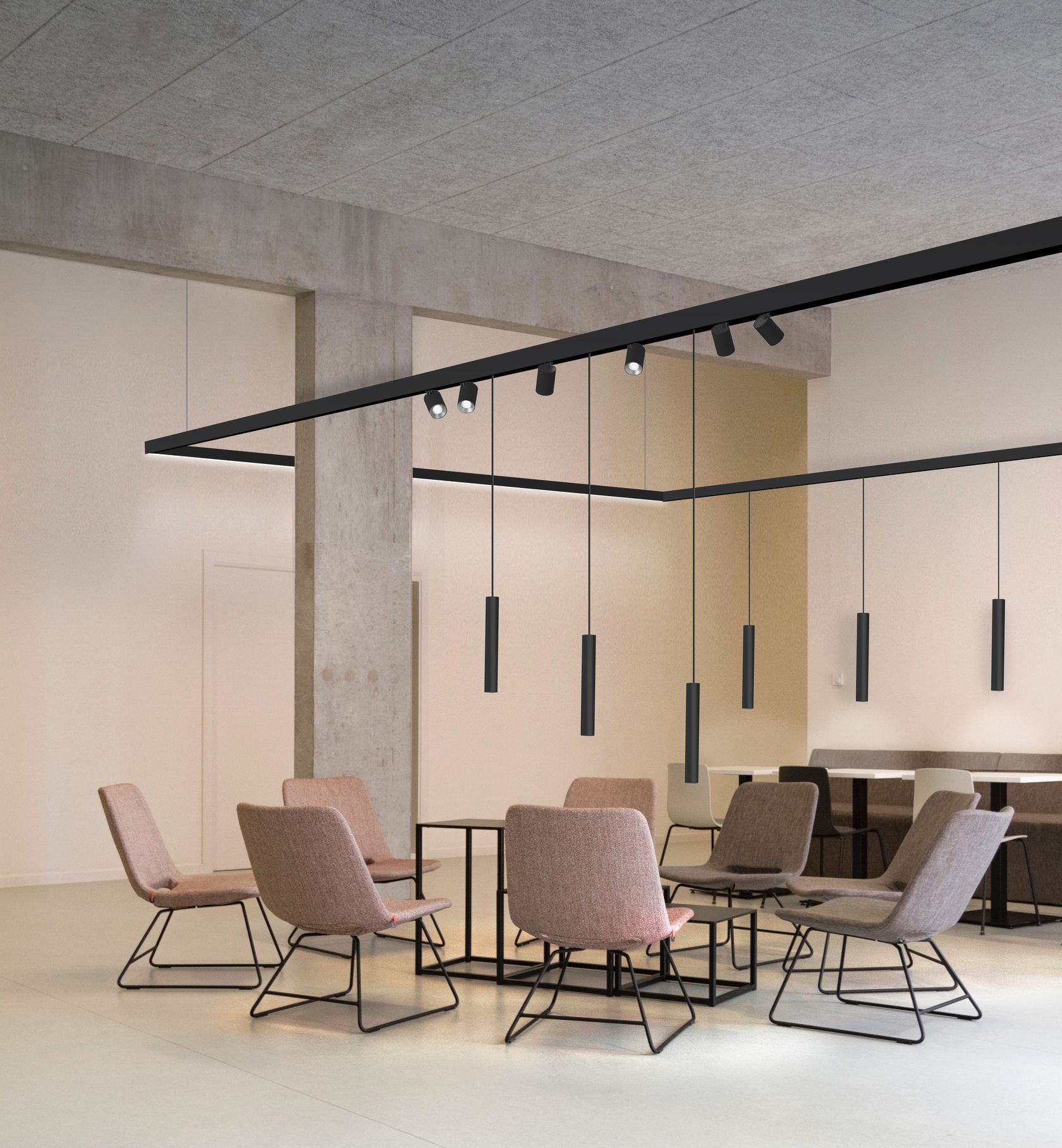 Lampe sur rails 48V TRACK SYSTEM By Orbit