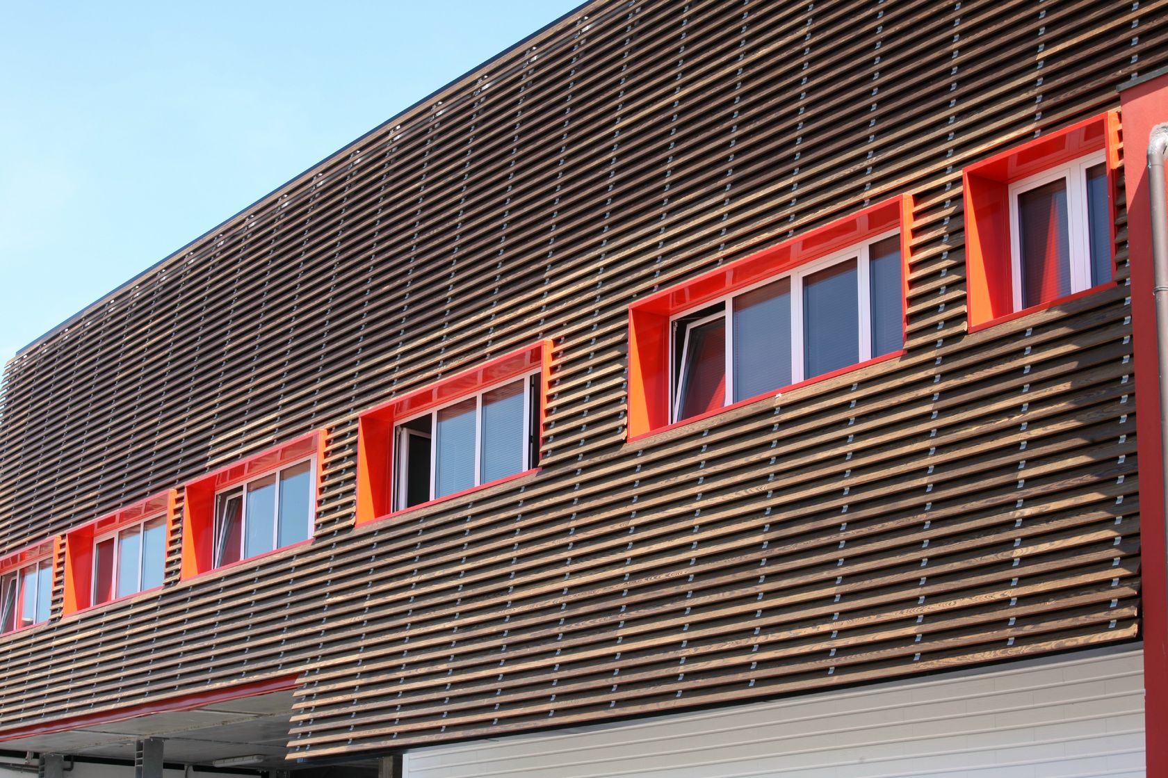 Wood panel for facade / solar shading 4SUN By Ravaioli Legnami