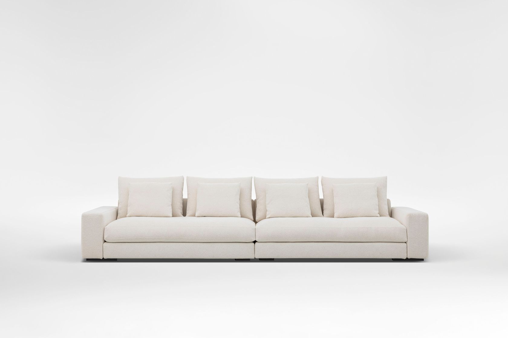 EPIC | 4 seater sofa Modular 4 seater fabric sofa By CAMERICH