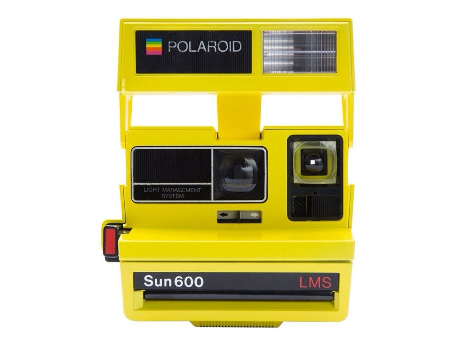 Instant Camera 600 80s STYLE SMILEY YELLOW By Polaroid Originals