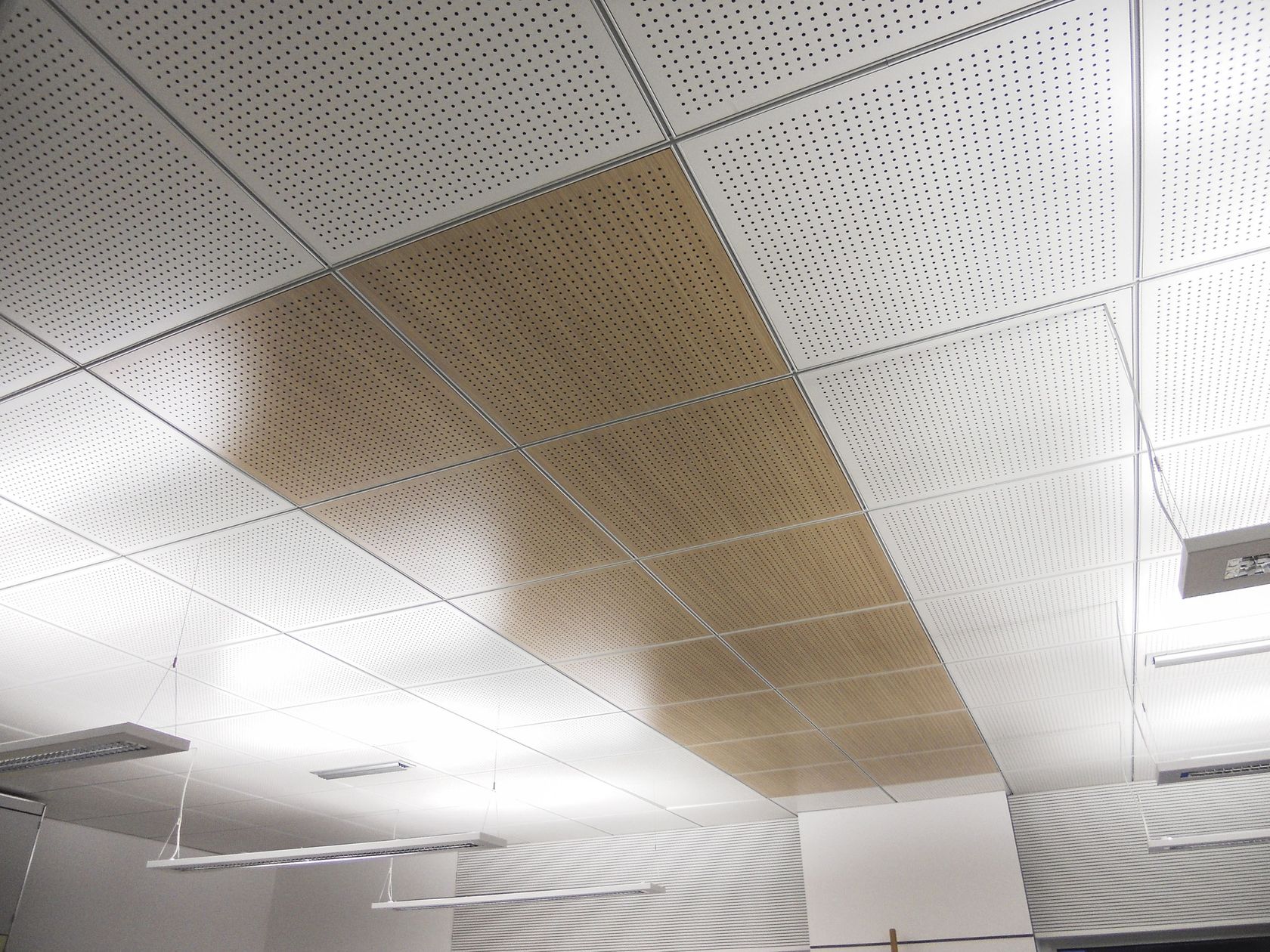 60x60/120 SYSTEM Acoustic MDF ceiling panels By FANTONI