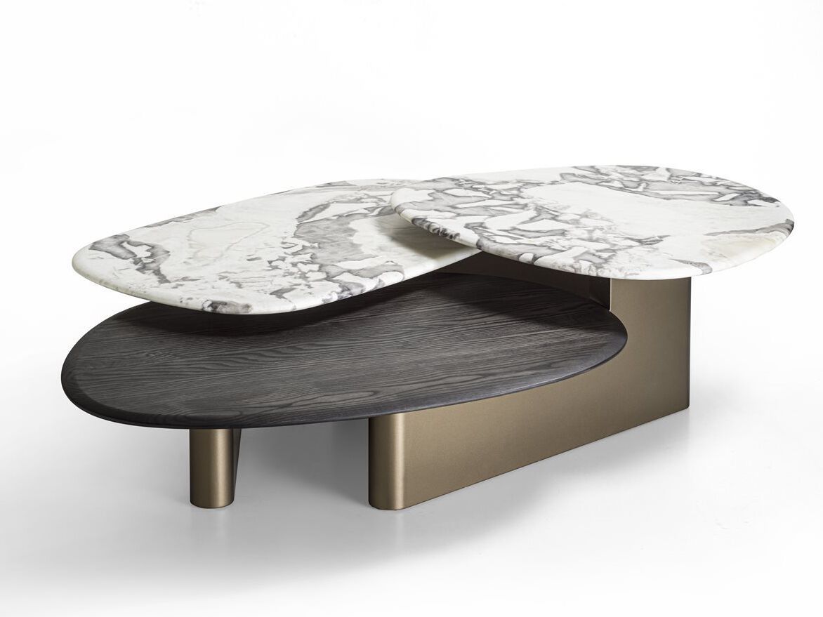 CALLISTO MIX WOOD Coffee table By Porada
