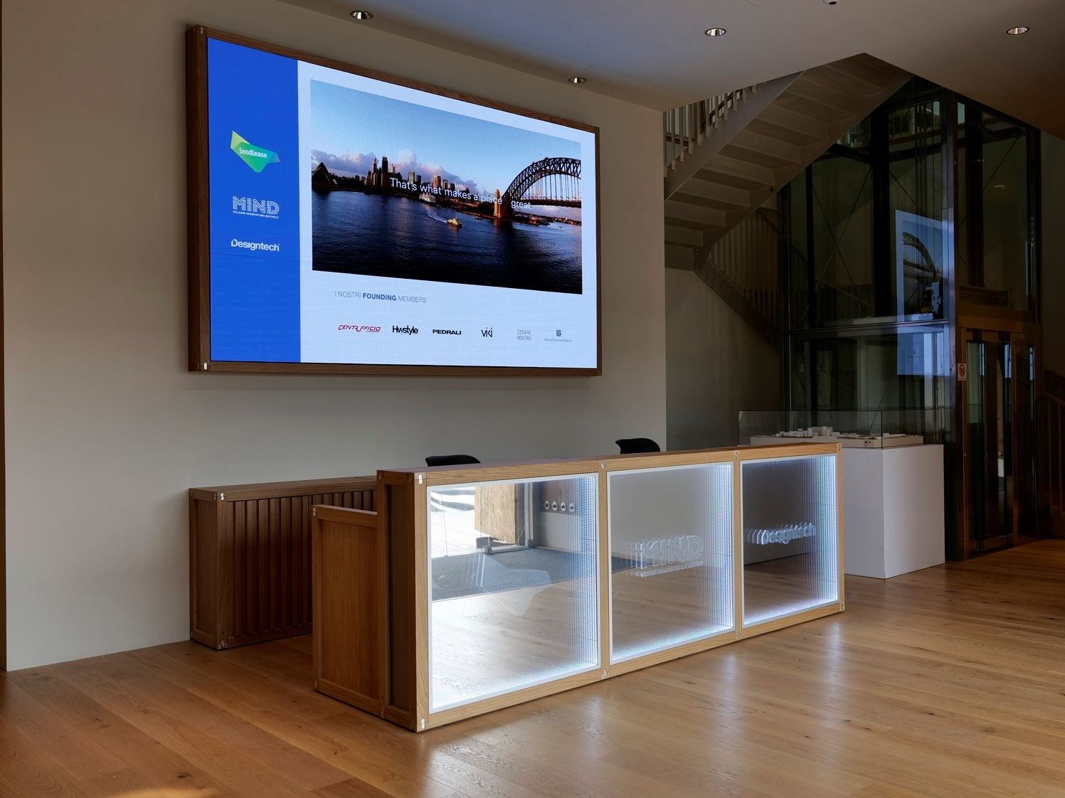 Reception desks | Modular, with integrated lighting | Archiproducts