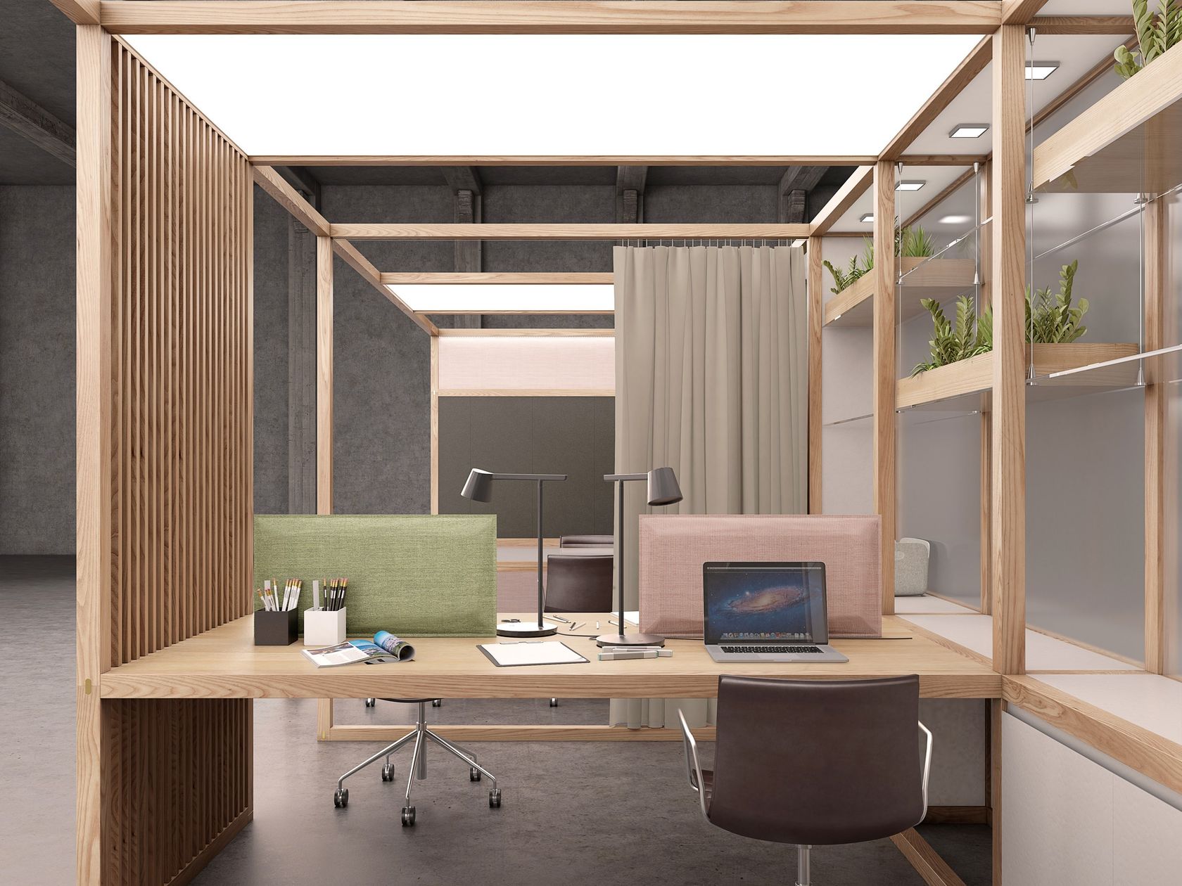 6x6 - OFFICE Multiple office workstation for open space By 6x6 | design ...