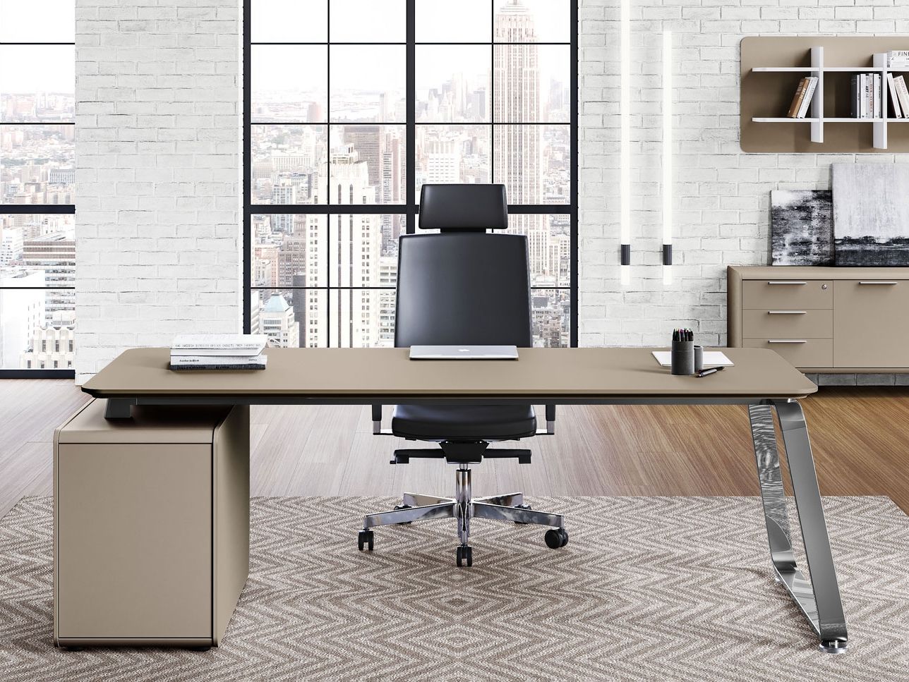 Executive desk with drawers 70'S SEVENTIES | Office desk with drawers ...