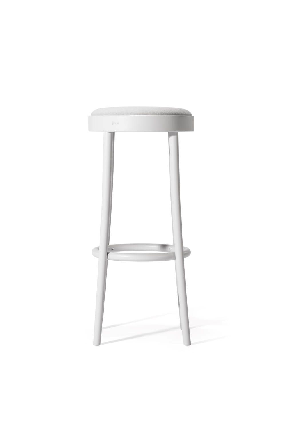 822 High wooden stool with integrated cushion By TON | design Claesson ...