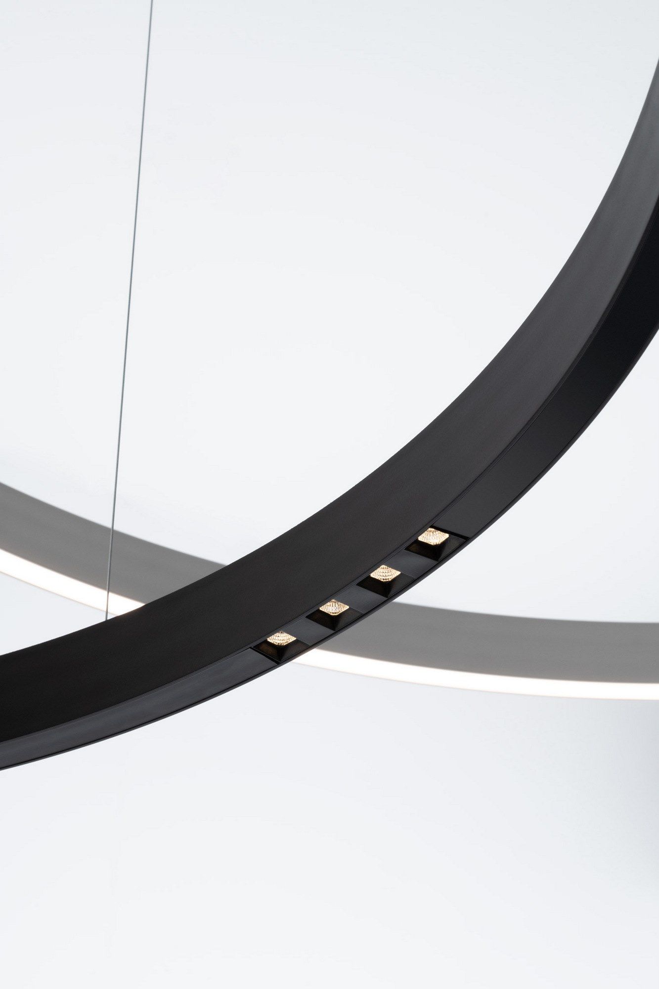Lampada a sospensione a LED in alluminio A.24 CIRCULAR STAND-ALONE Collezione A.24 By Artemide ...