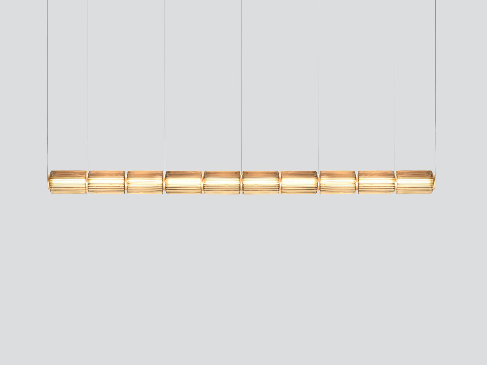 COLUMN 175 HORIZONTAL Pendant lamp By A-N-D | design Lukas Peet