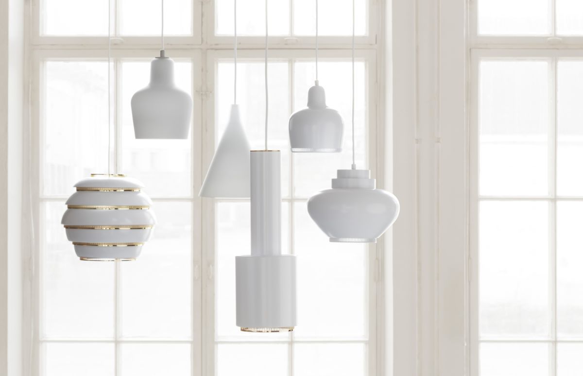 A440 | Pendant lamp Glass pendant lamp By Artek | design Alvar Aalto