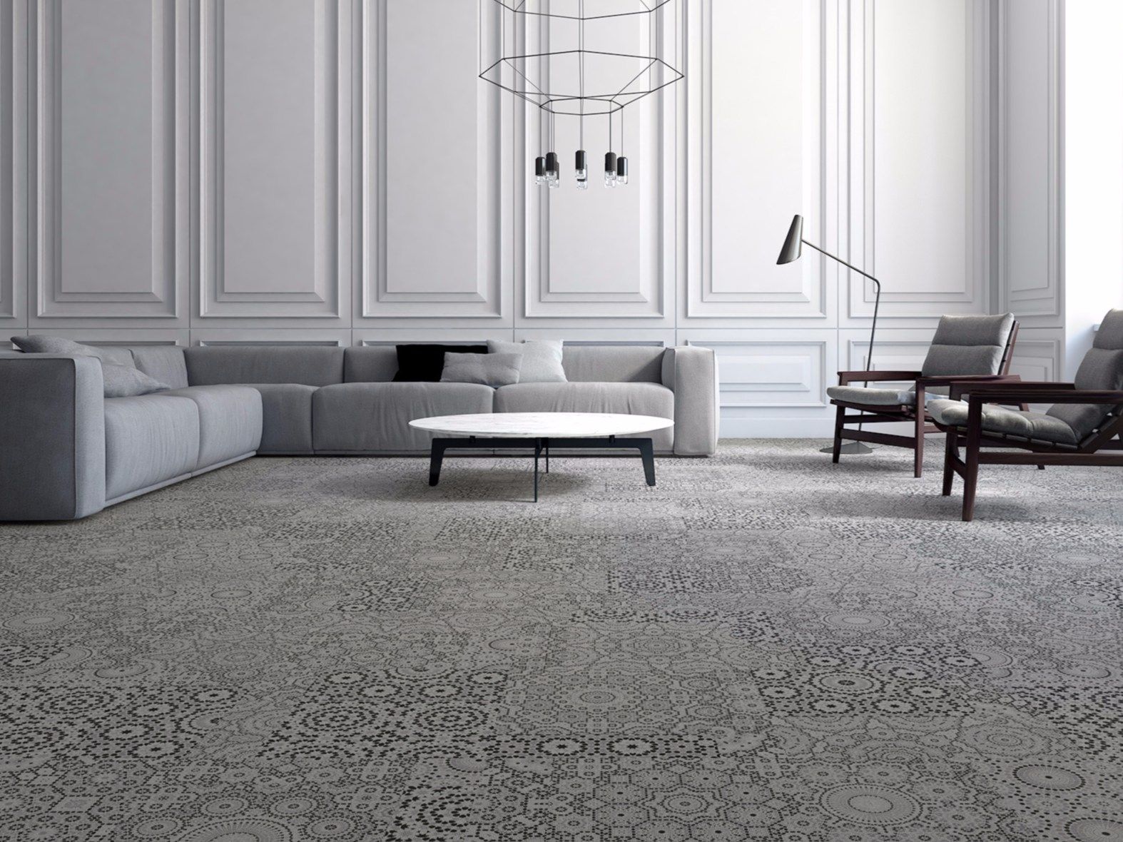 AARHUS Patterned carpet tiles By OBJECT CARPET | design Patel Studio