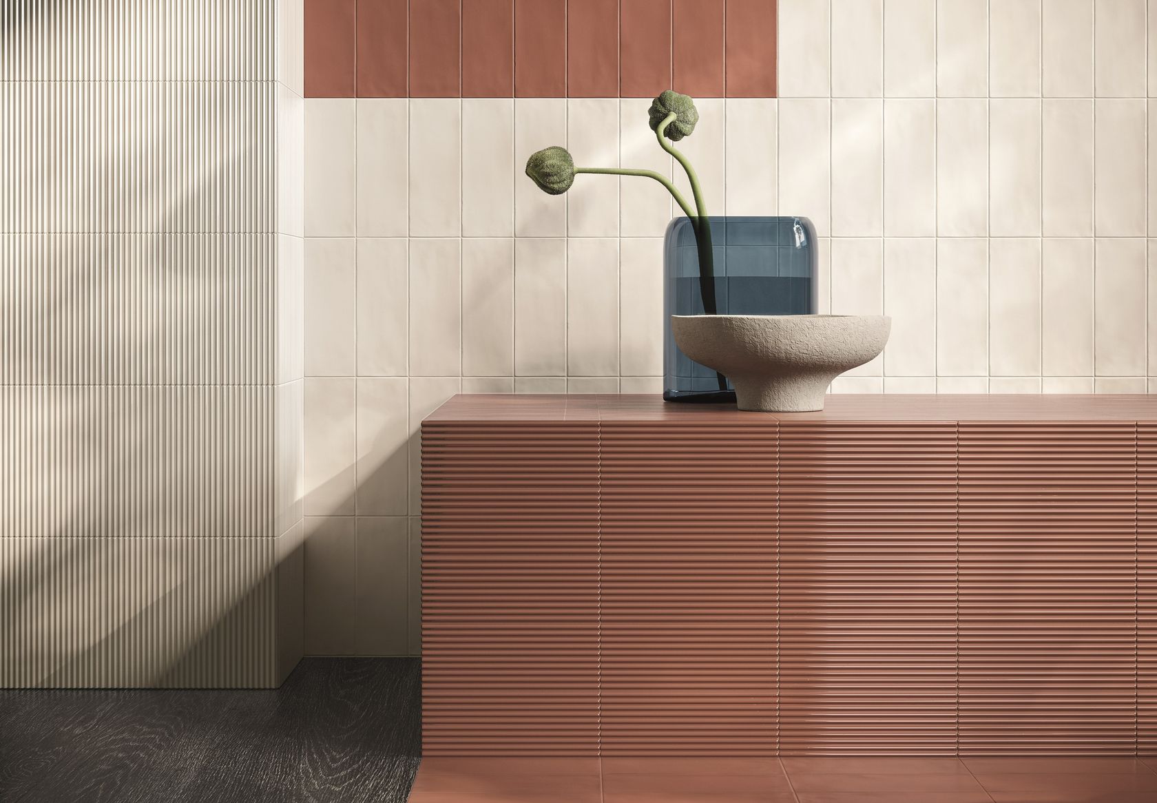 ABACUS AMARANTO Wall tiles By Ergon