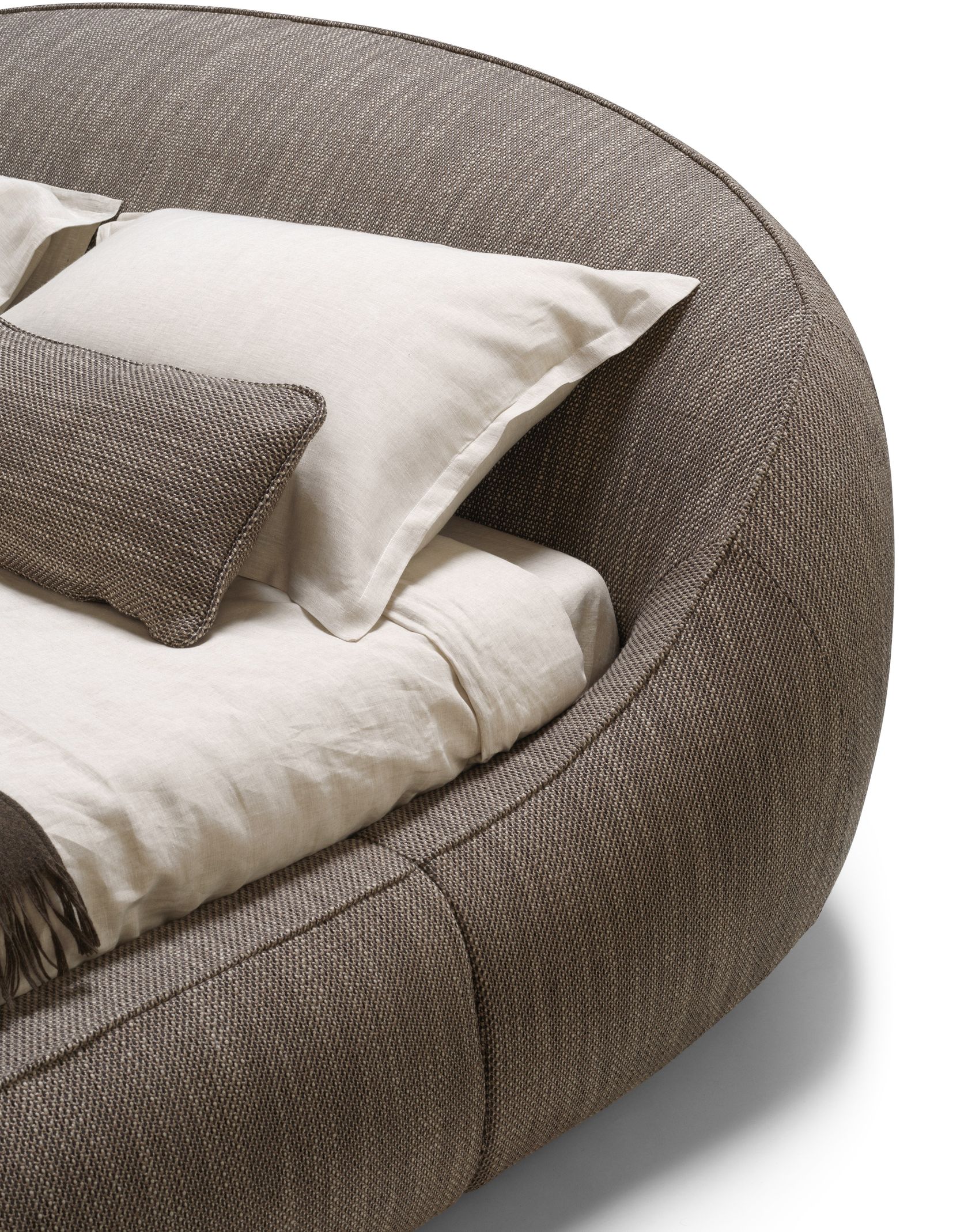 ABBRACCI Upholstered fabric double bed By GHIDINI1961 | design Lorenza ...