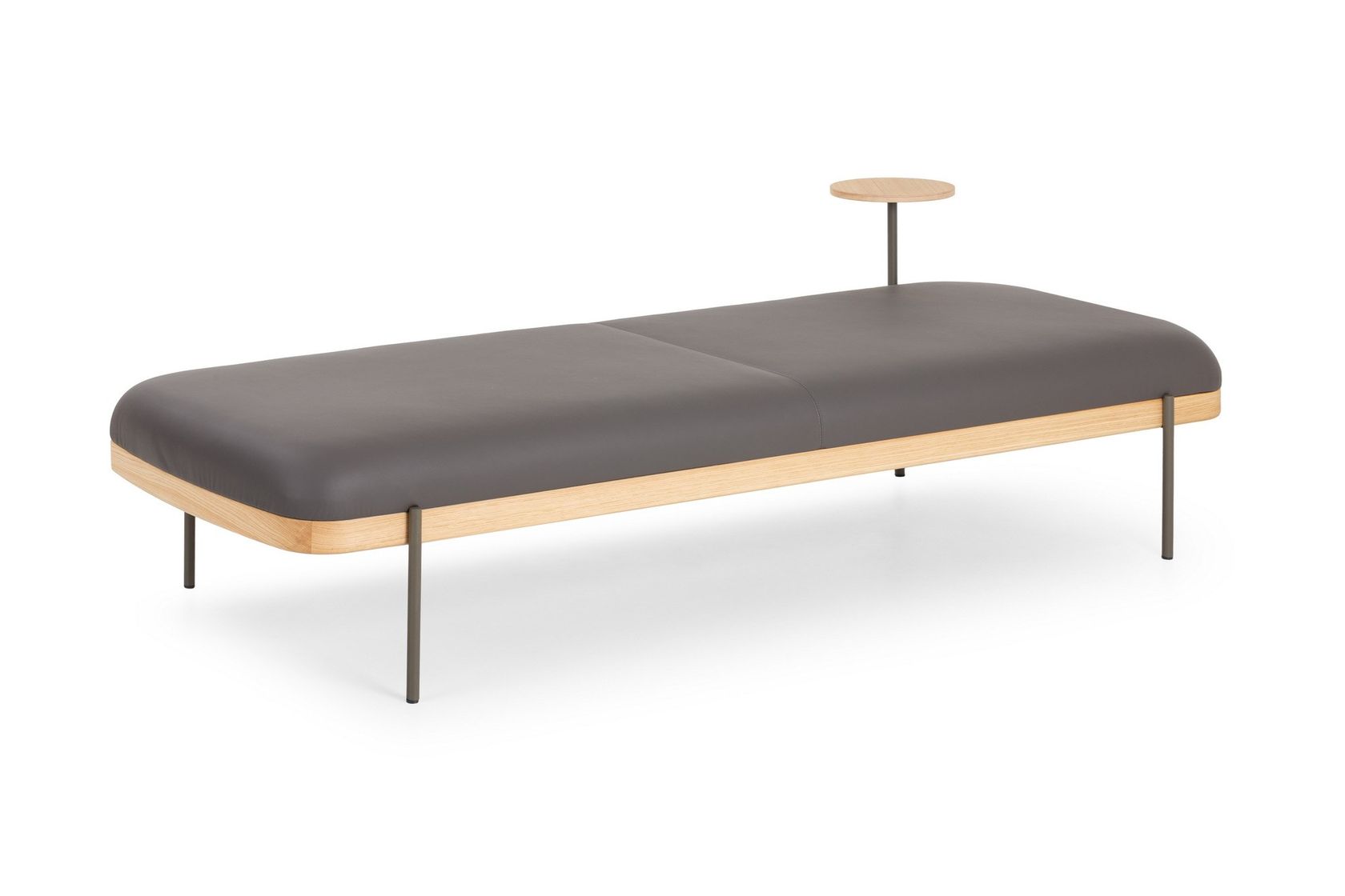 ABISKO Upholstered leather bench By True Design | design Claesson ...