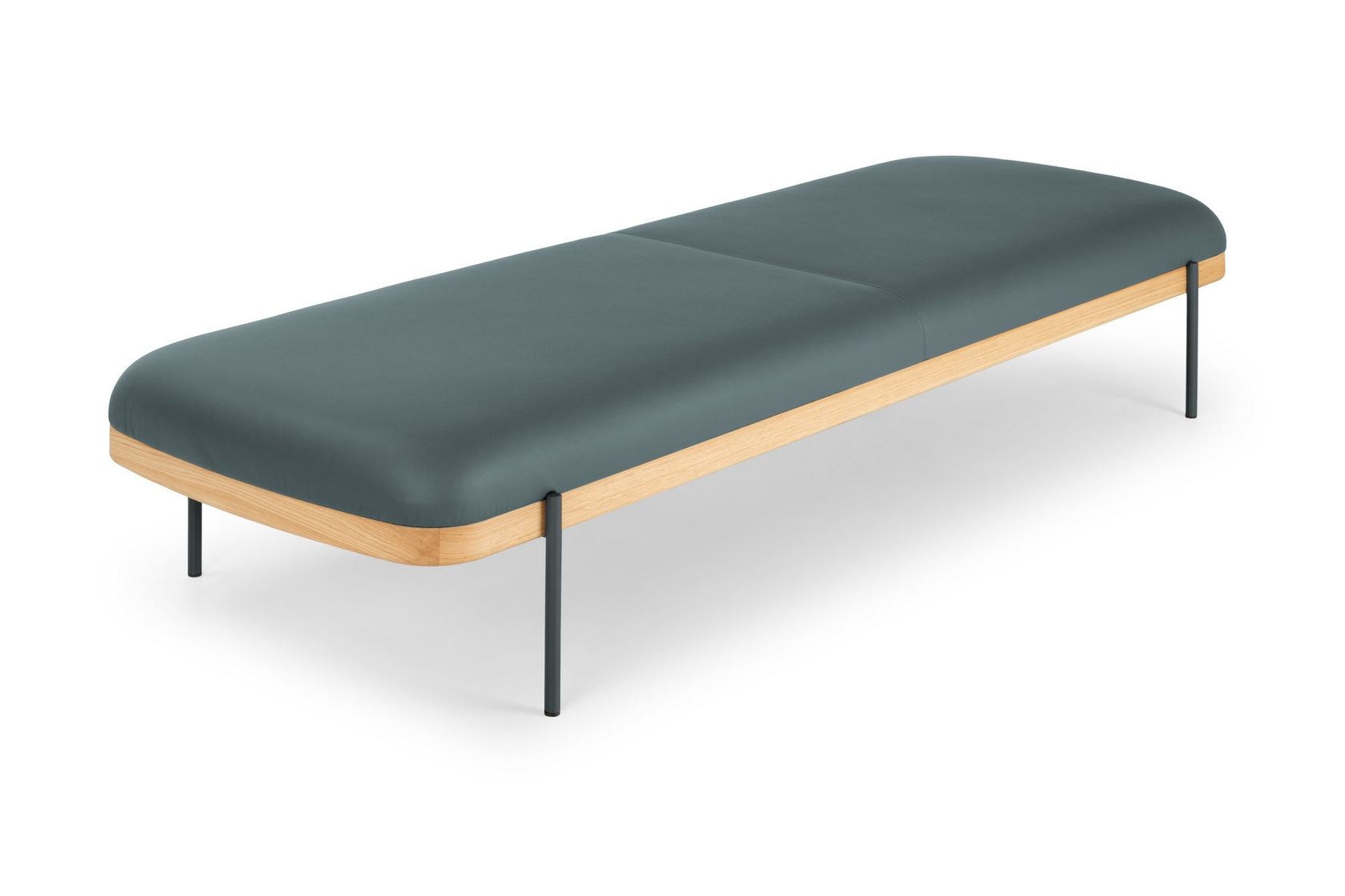 ABISKO Upholstered leather bench By True Design | design Claesson ...
