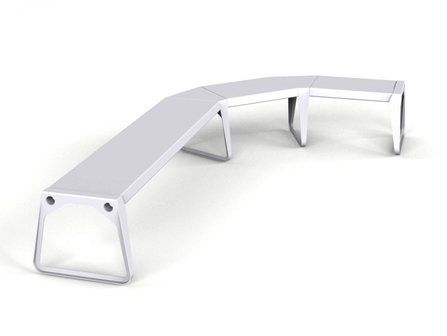 ACÀ ALLÀ Modular aluminium bench seating By Quinze & Milan | design ...
