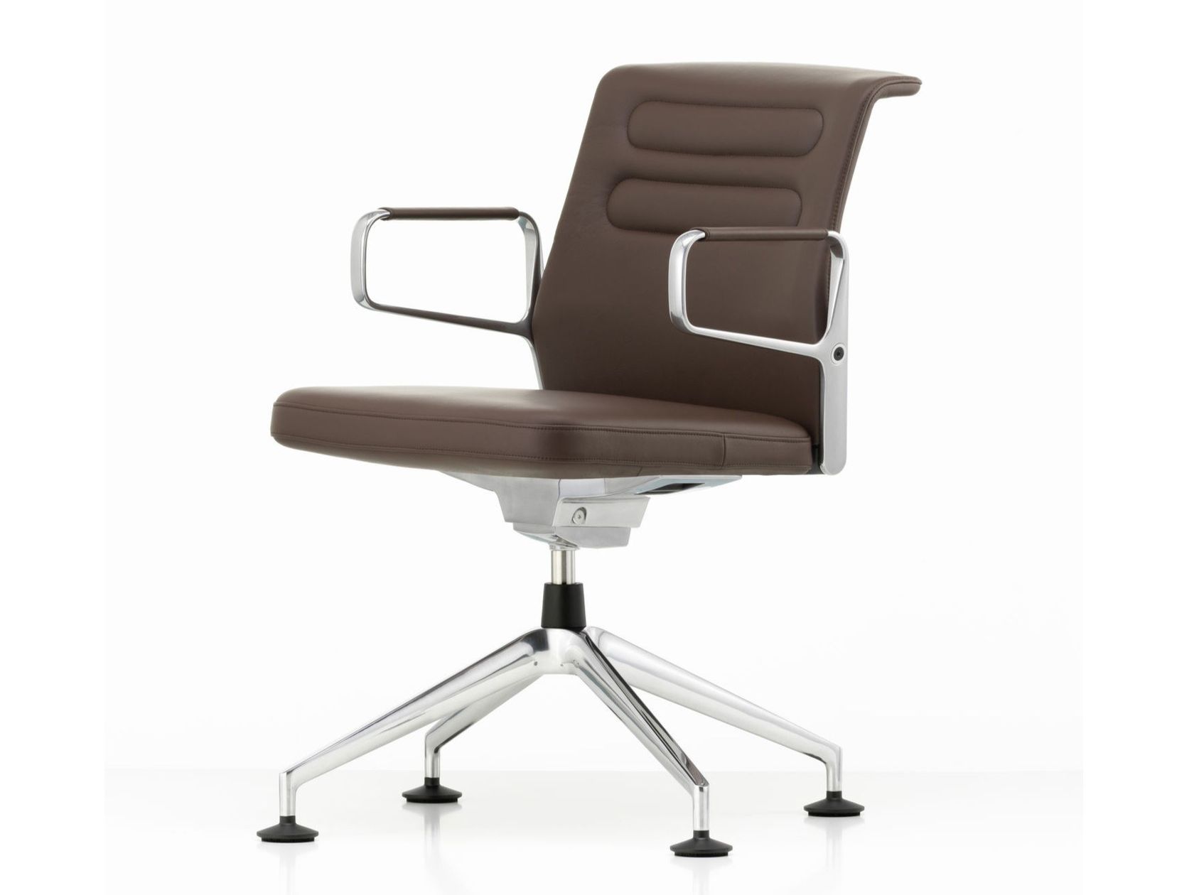 AC 5 MEET | Leather chair AC 5 Collection By Vitra design Antonio Citterio