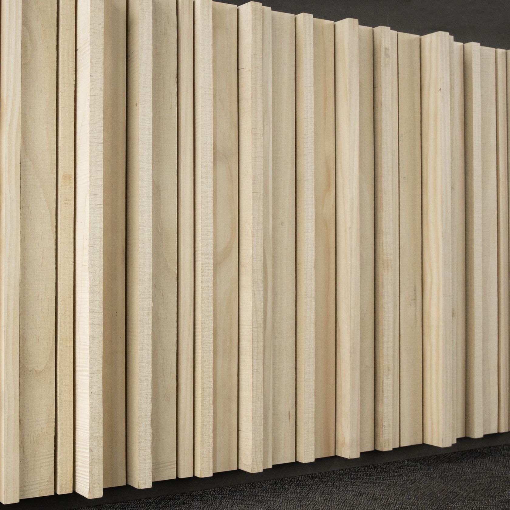 ACCOYA® ECG Accoya® wood 3D Wall Cladding By Sapiens