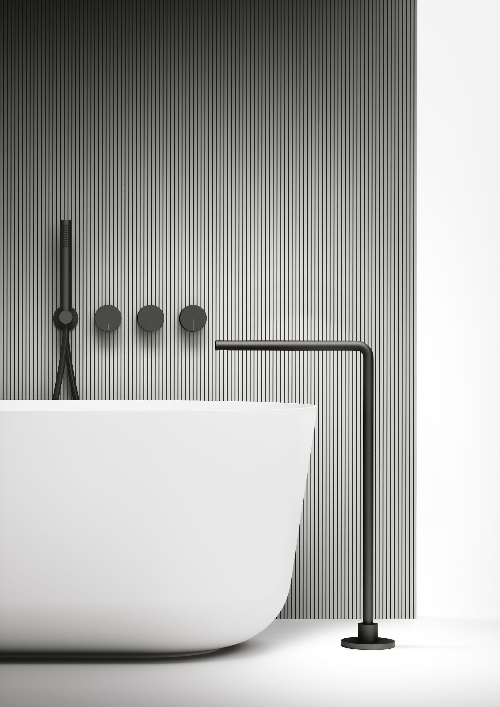 ACQUIFERO Stainless steel bathtub set By FALPER | design Victor Vasilev