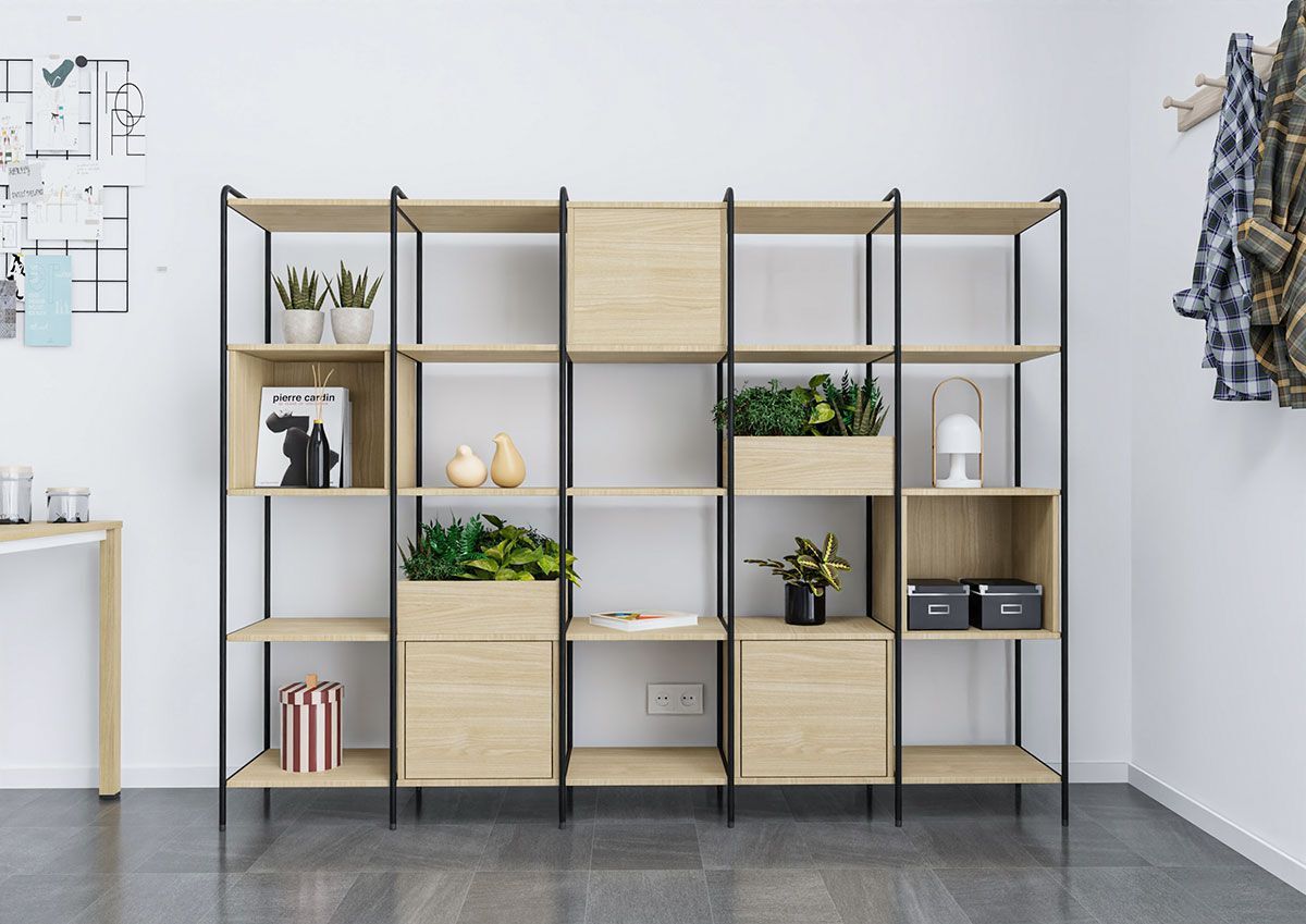 TUBBE Bookcase By ACTIU