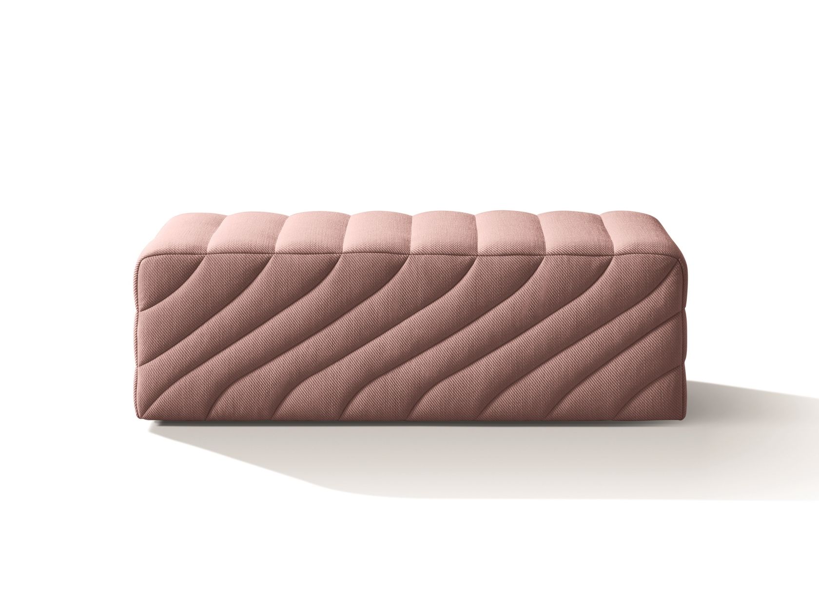 ADAGIO Upholstered fabric bench By Wittmann | design NOTE Design Studio