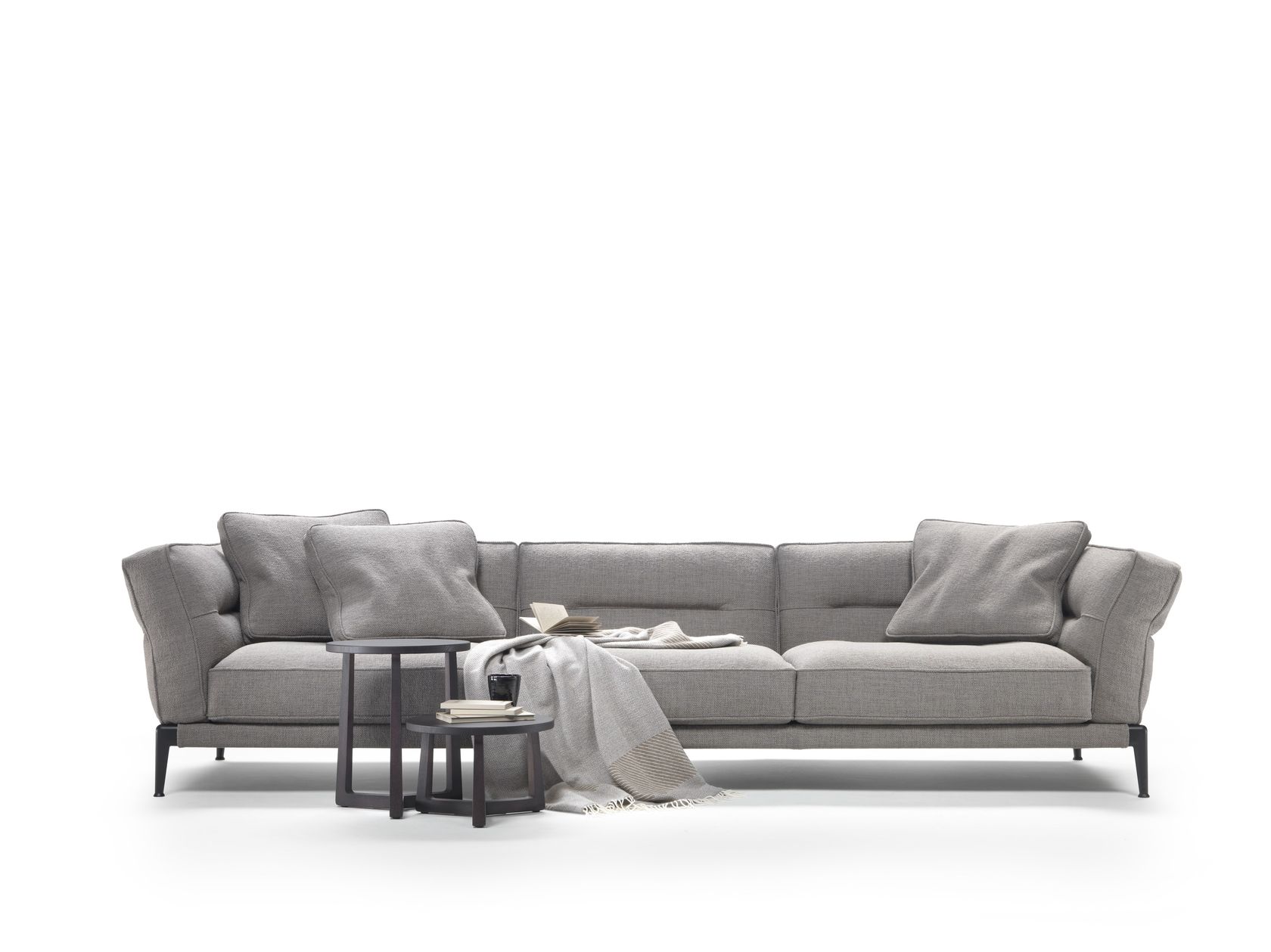 ADDA 3 seater fabric sofa with removable cover By Flexform | design Antonio Citterio