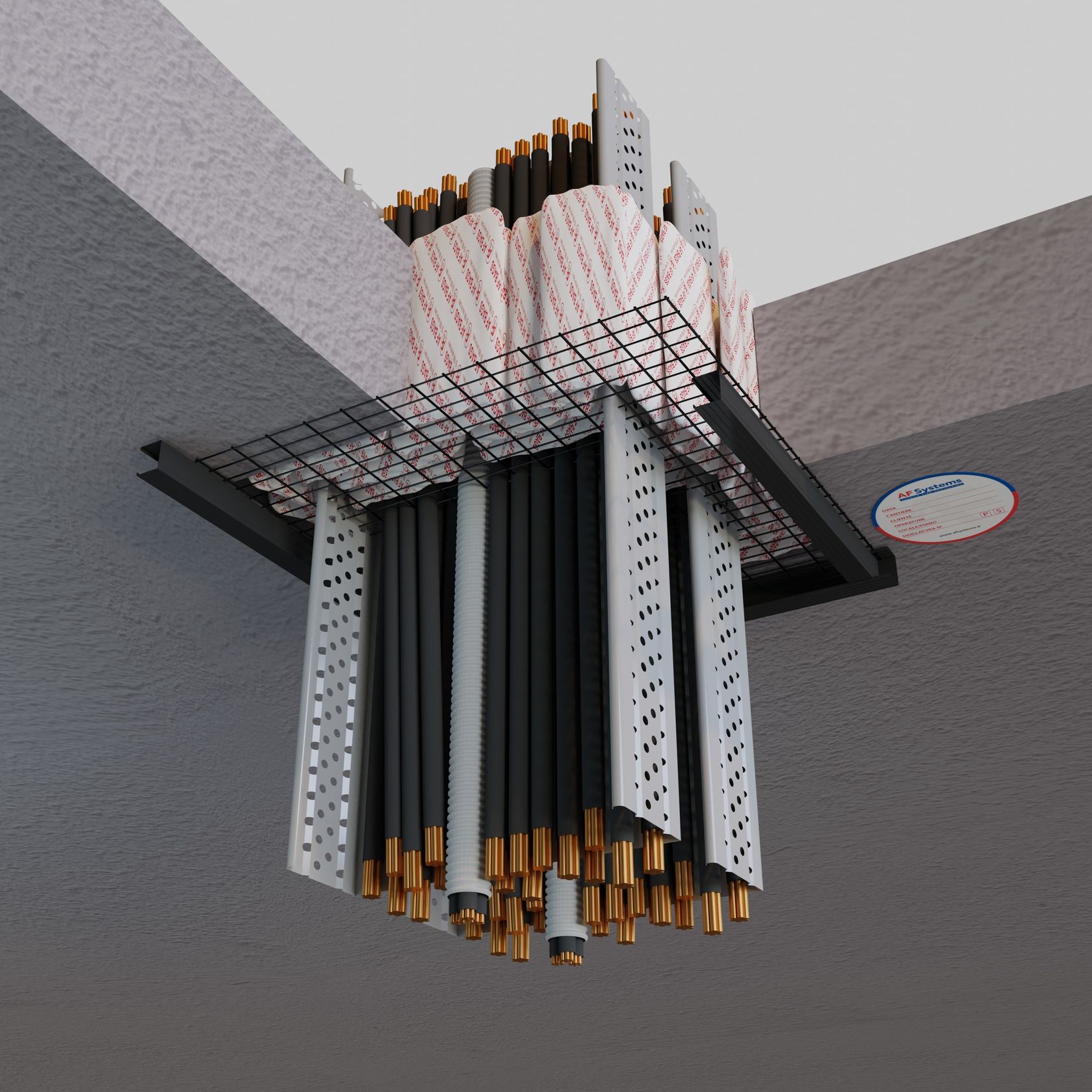 Firestop cushions for cable trays AF BAGS By AF SYSTEMS